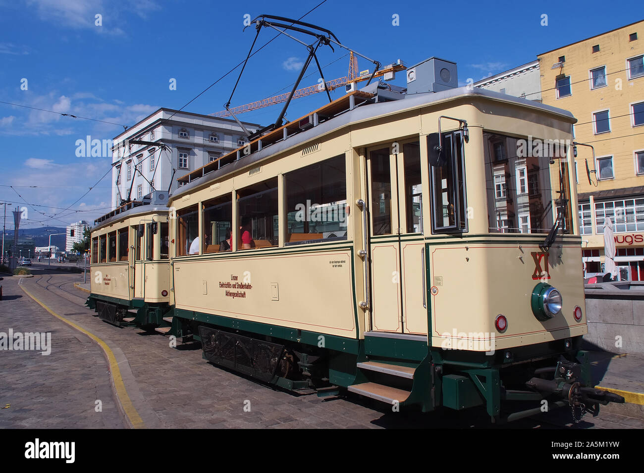 Old nostalgia tram hi-res stock photography and images - Alamy