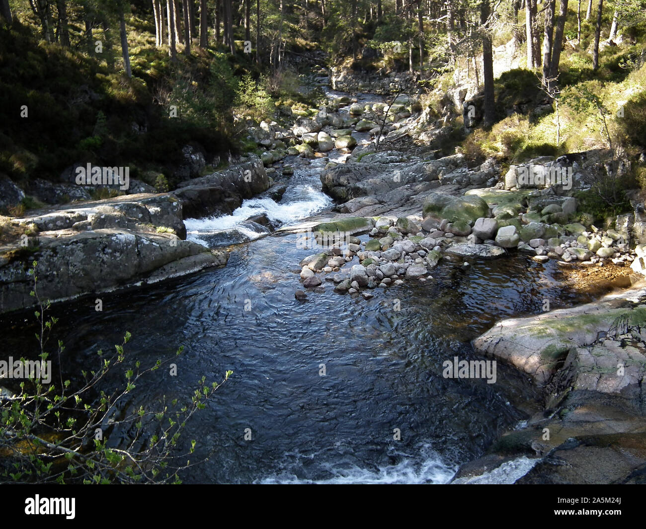 Balmoral estate, stream Stock Photo - Alamy