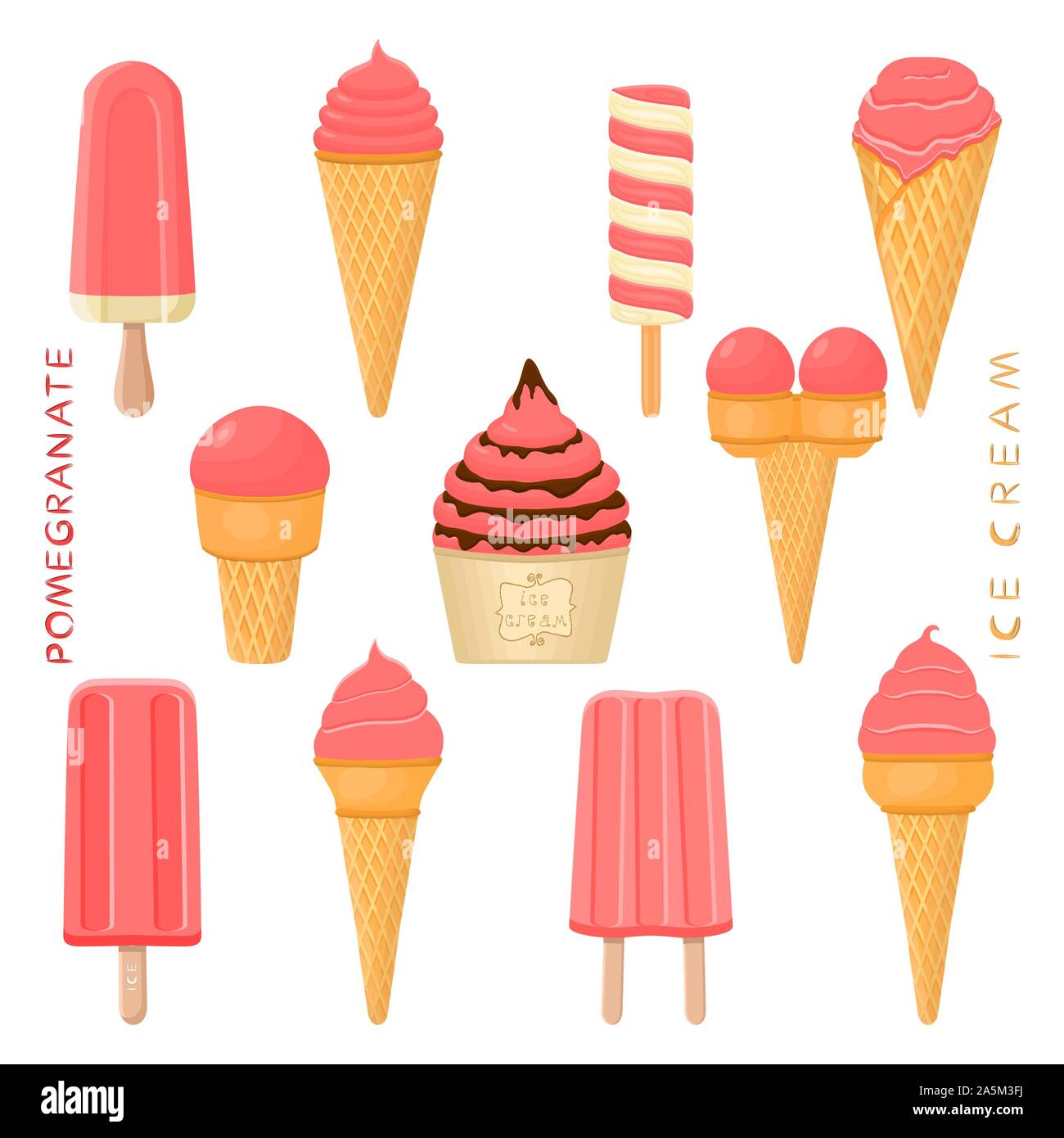 Cone on plate Stock Vector Images - Alamy