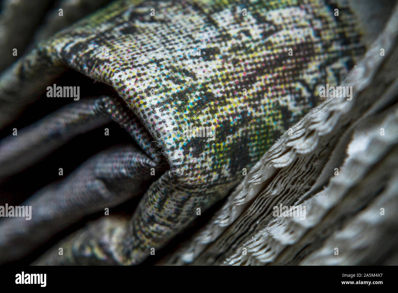 Macro shots folded a newspaper closeup picture Stock Photo - Alamy