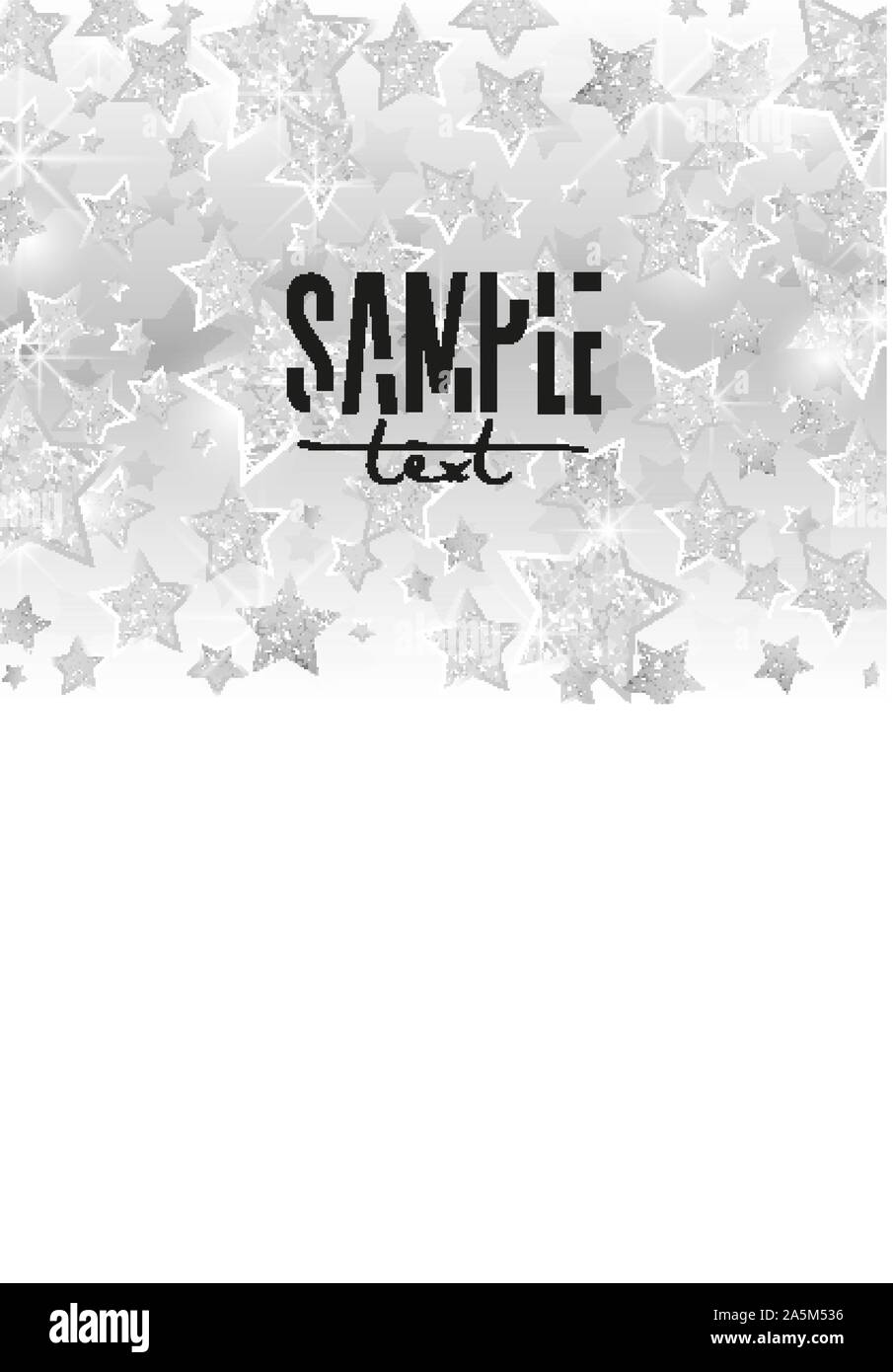 Magic golden silver confetti Stock Vector Images - Alamy