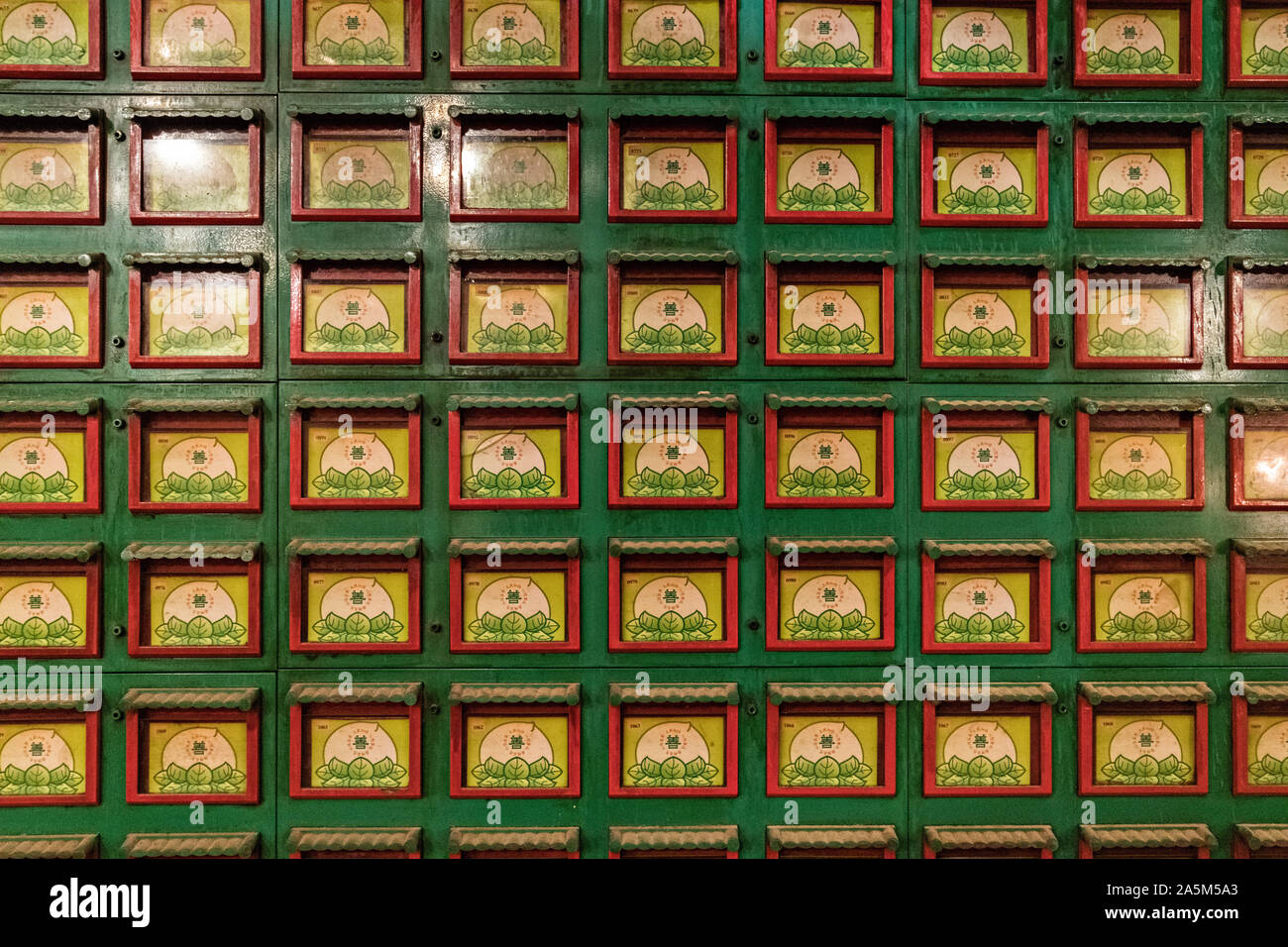 A display of Chinese traditional medicine in Kowloon, Hong Kong Stock ...