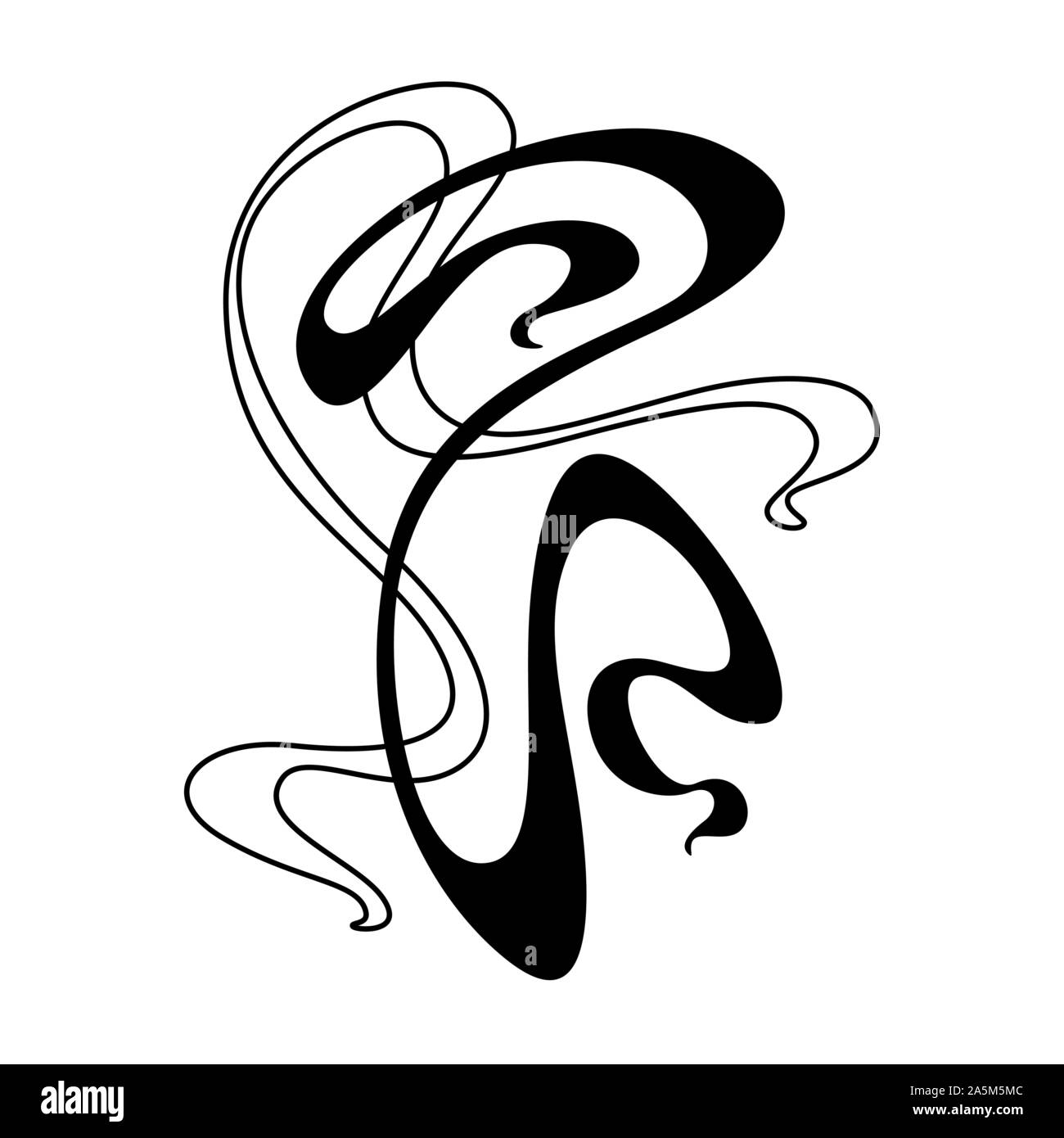 Art nouveau flowers Stock Vector Images - Alamy