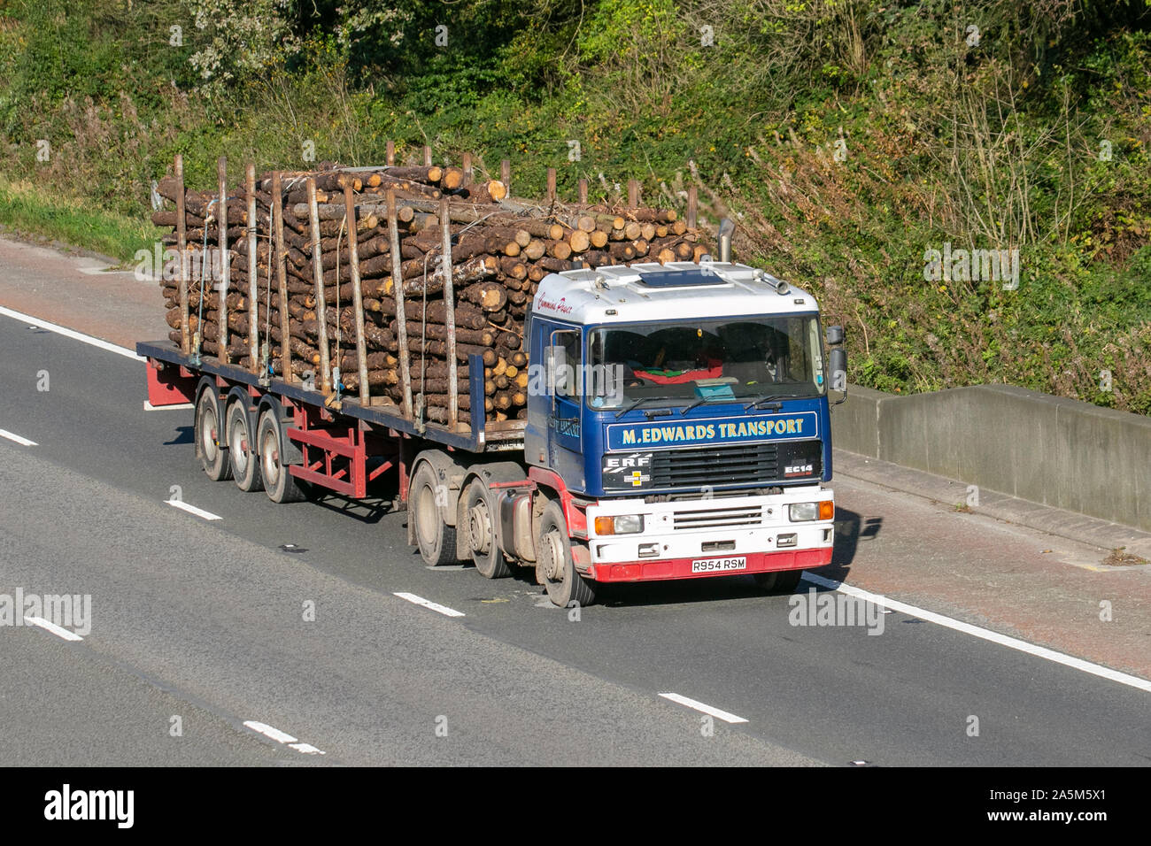 M.Edwards Transport; ERF EC14 Cummins Diesel Haulage delivery trucks ...