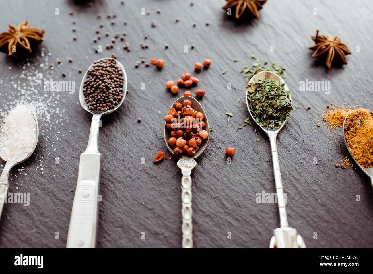 Indian cooking spice selection hi-res stock photography and images - Alamy