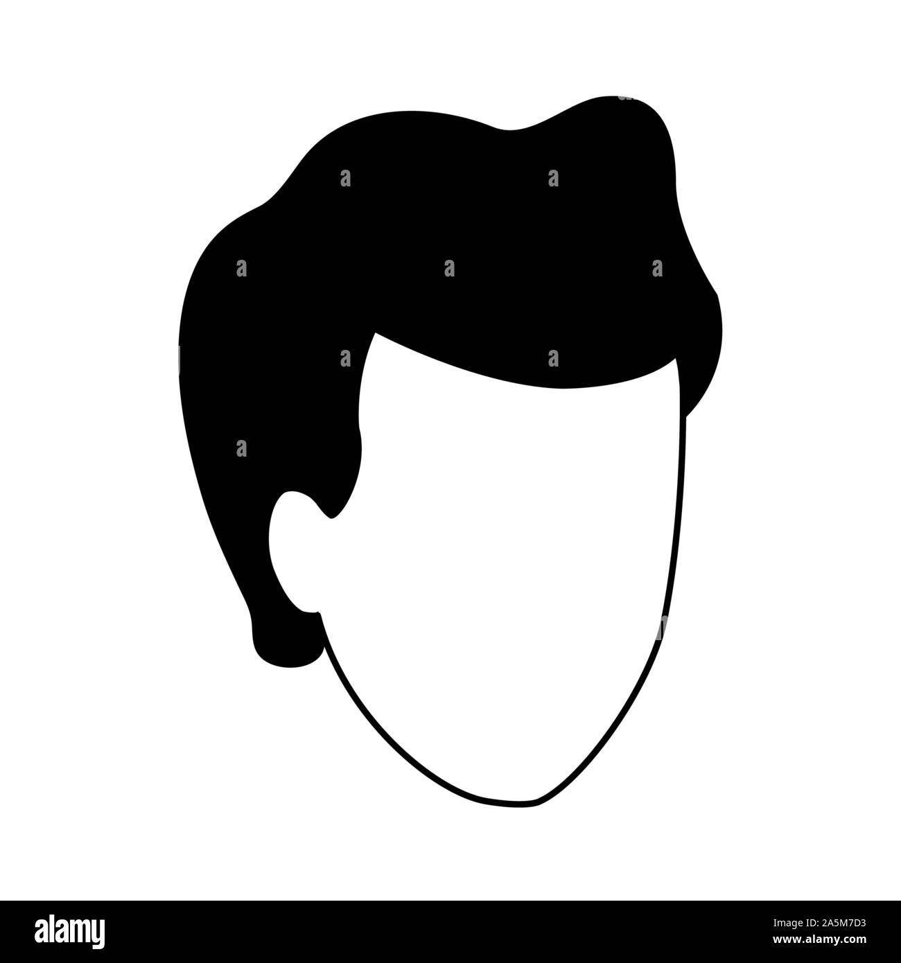 Man character head default Cut Out Stock Images & Pictures - Alamy