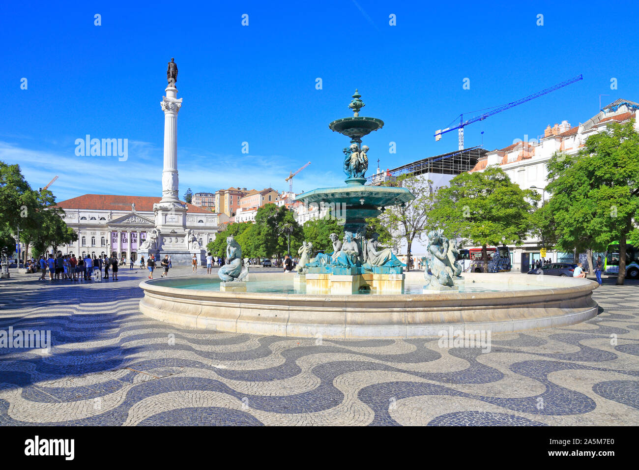 Wave patterns of the calcada pavements hi-res stock photography and ...