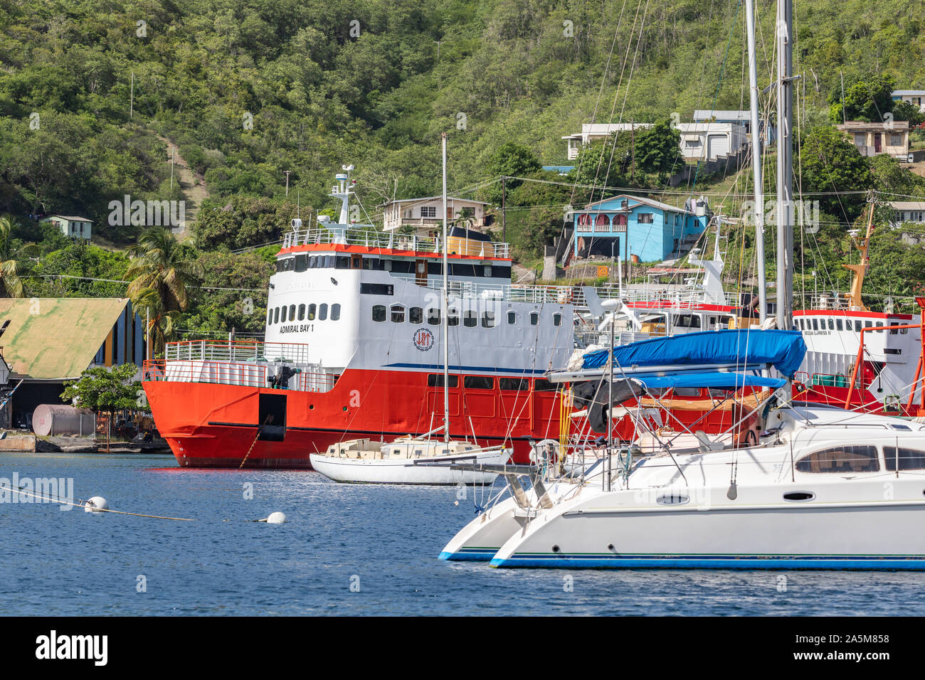 The bequia ferry hi-res stock photography and images - Alamy