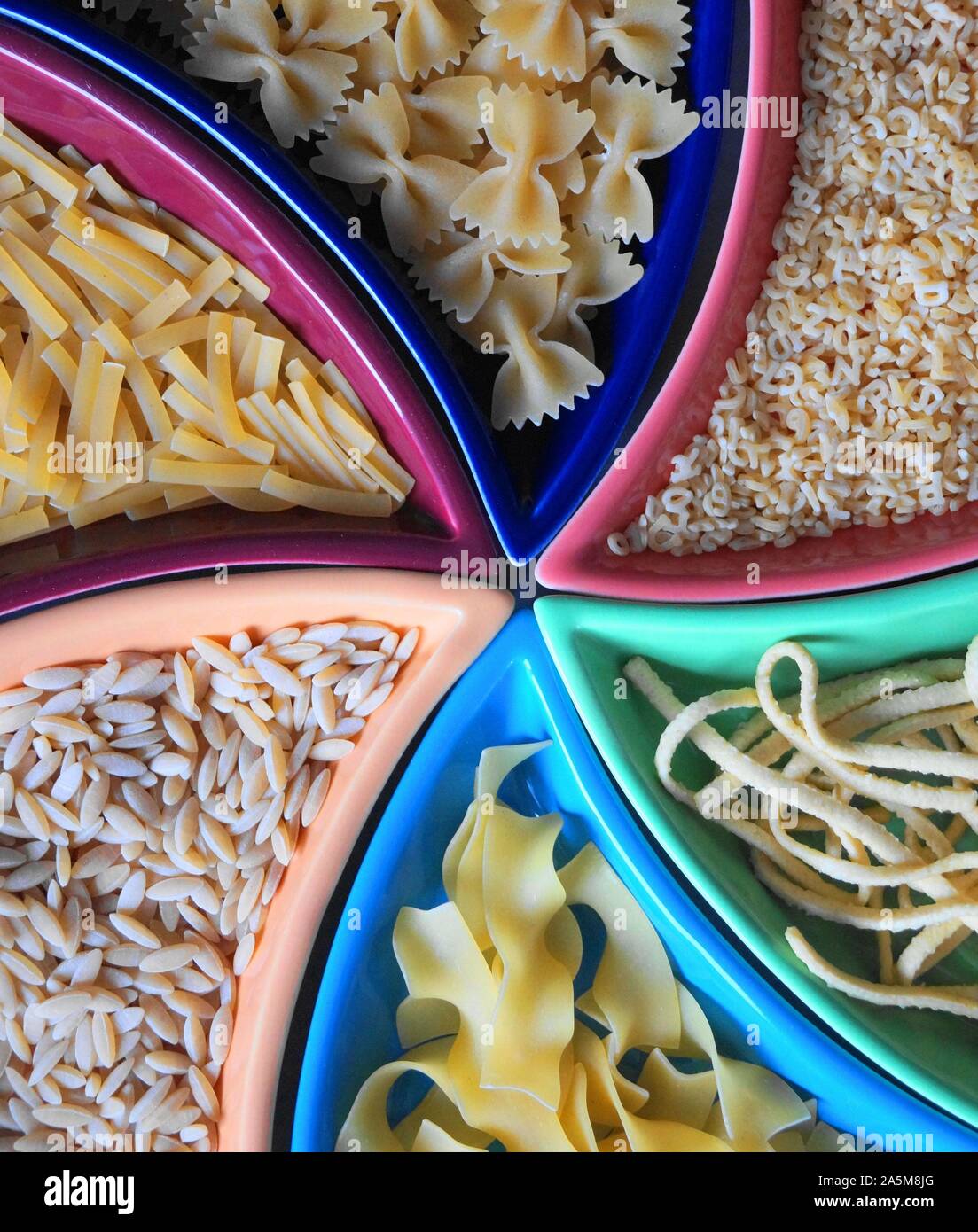 Colorful pasta noodles hi-res stock photography and images - Alamy