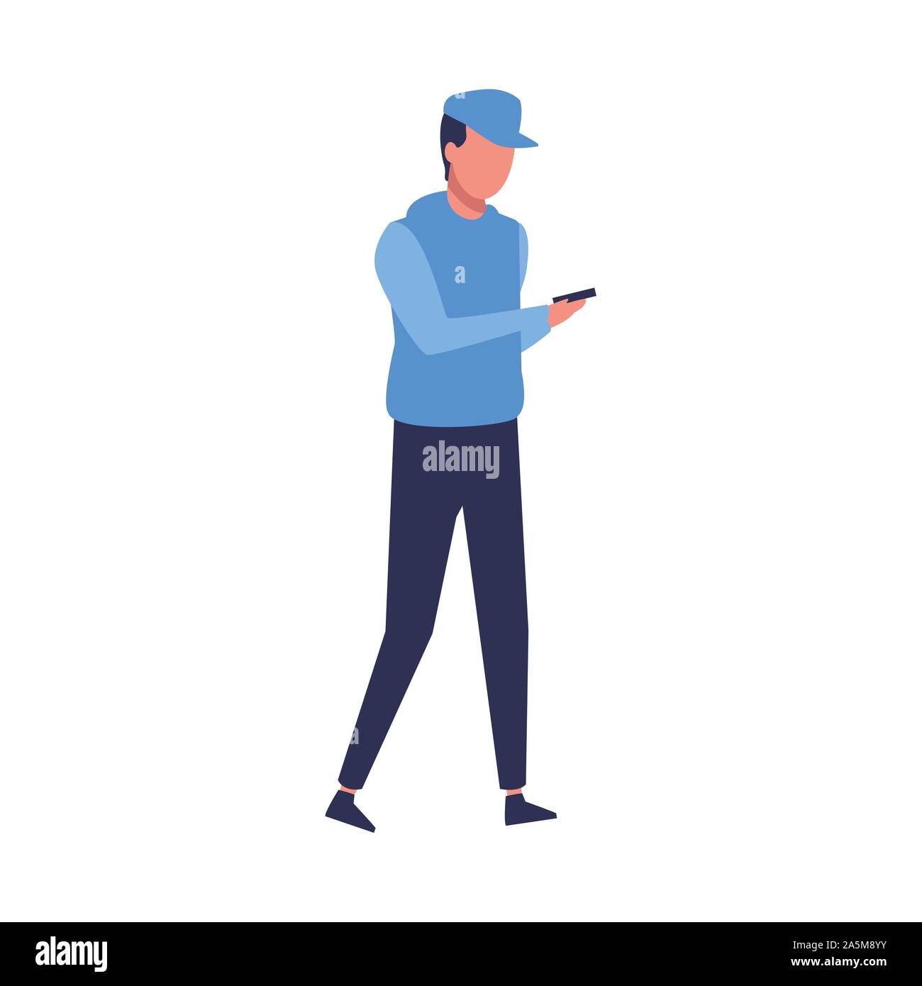 avatar man walking icon, flat design Stock Vector Image & Art - Alamy