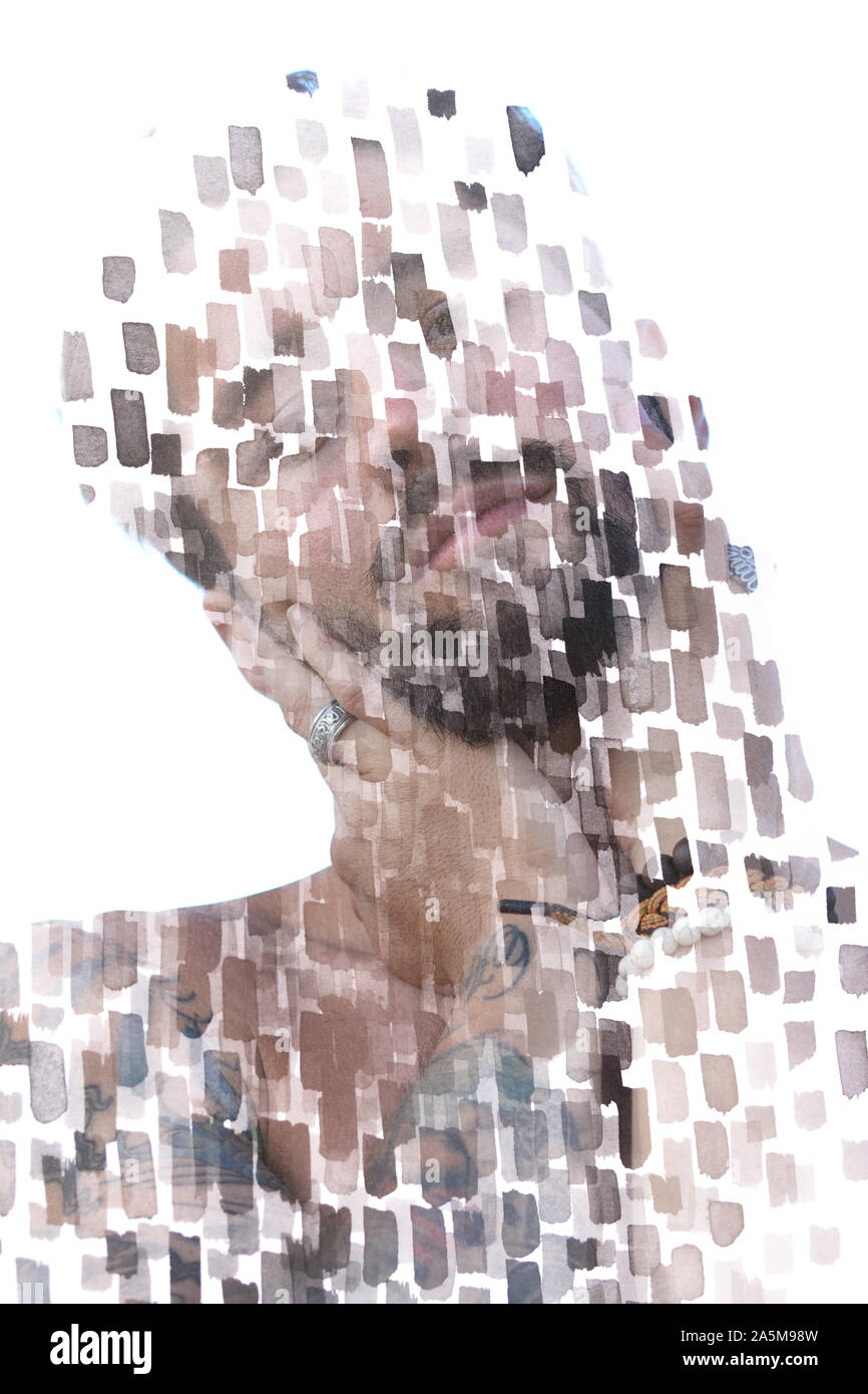 Disappearing model Cut Out Stock Images & Pictures - Alamy