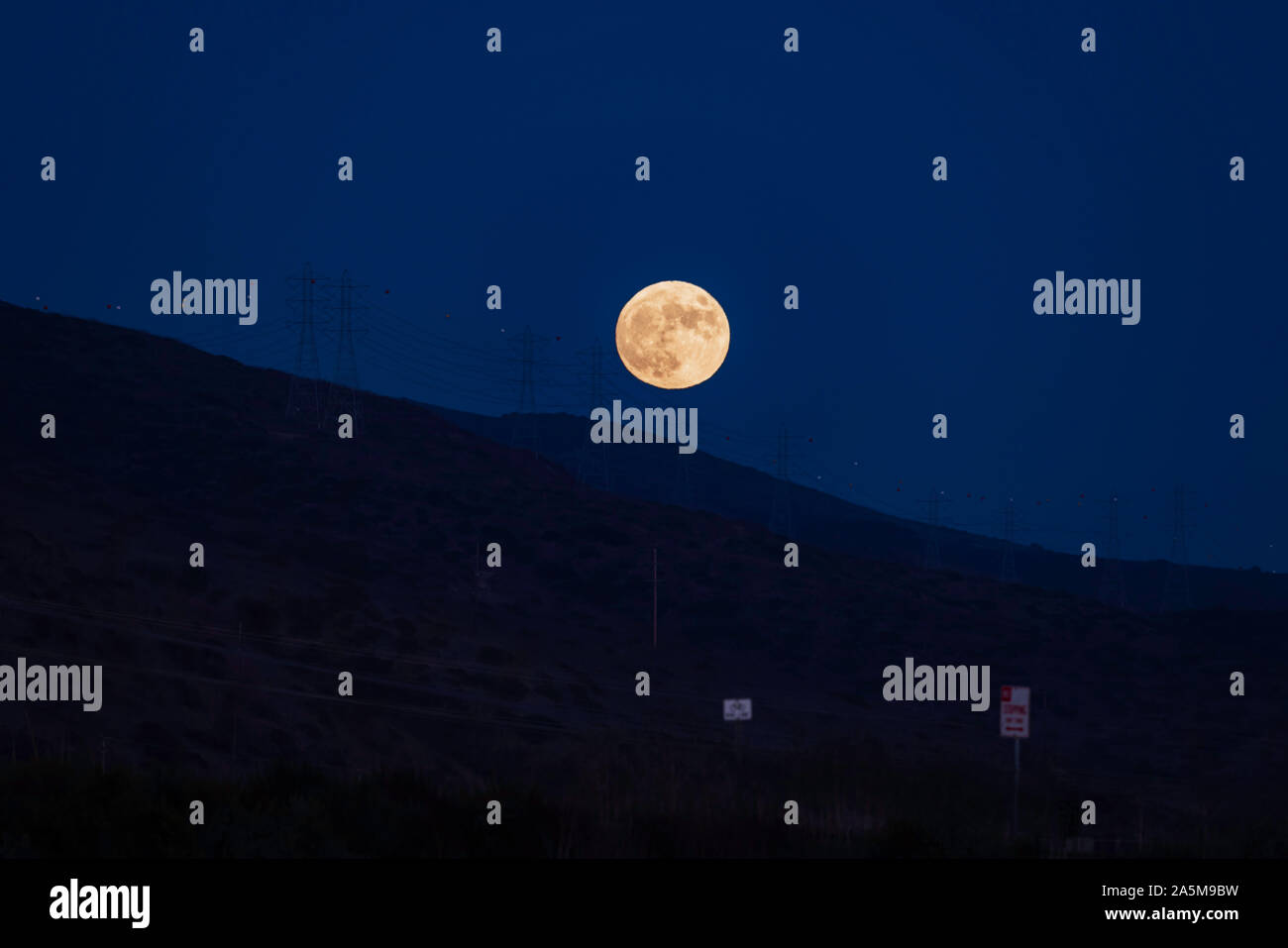 Moon beach sky hi-res stock photography and images - Alamy