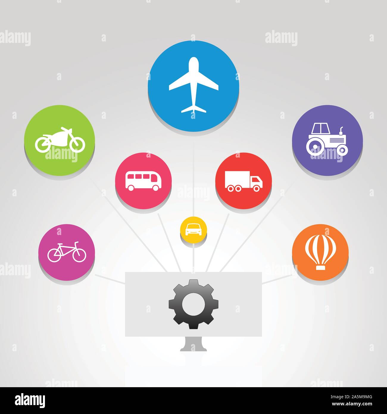 Transport Infographics vector design. Timeline concept include airplane ...