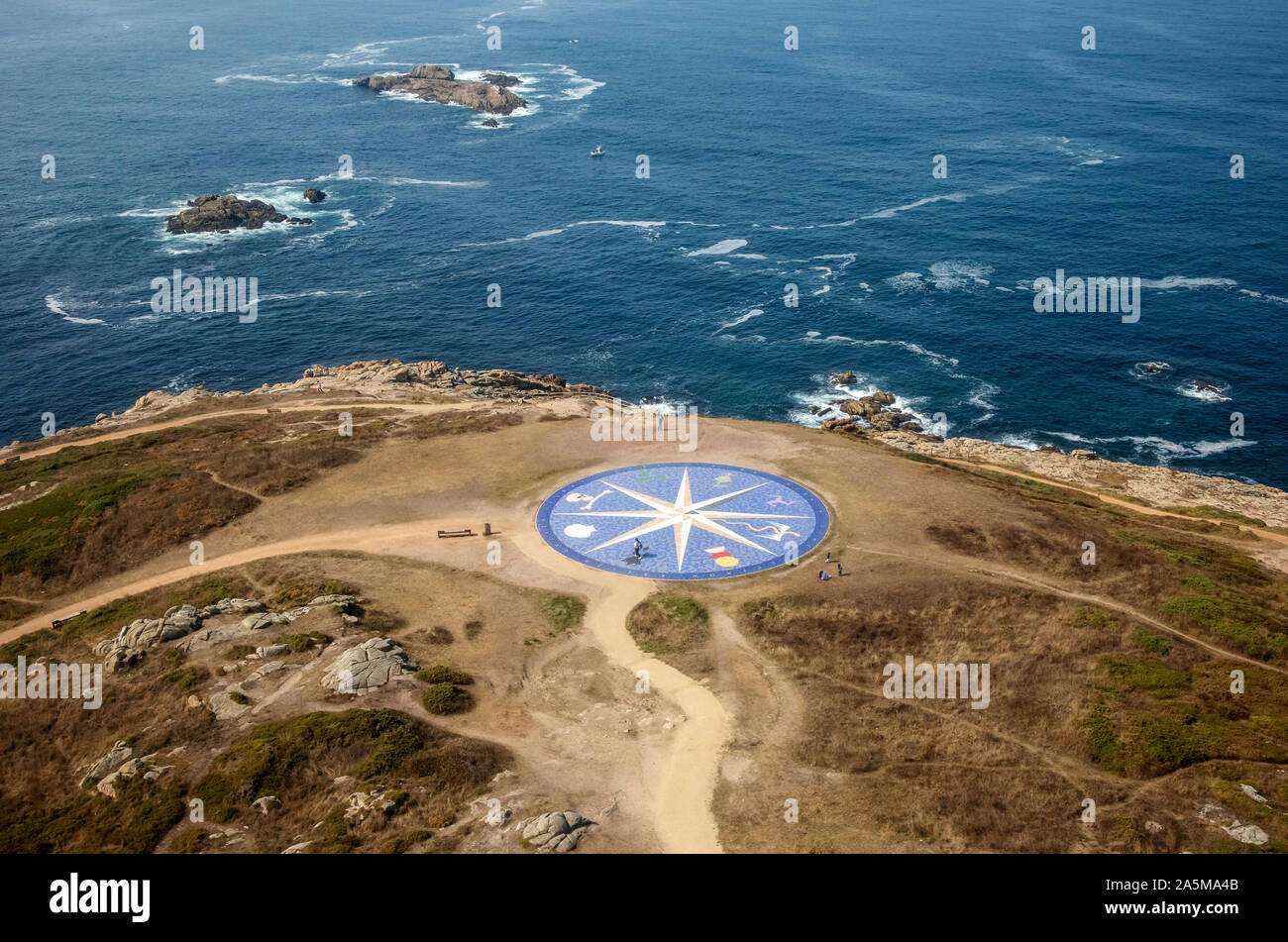 Compass rose mosaic hi-res stock photography and images - Alamy