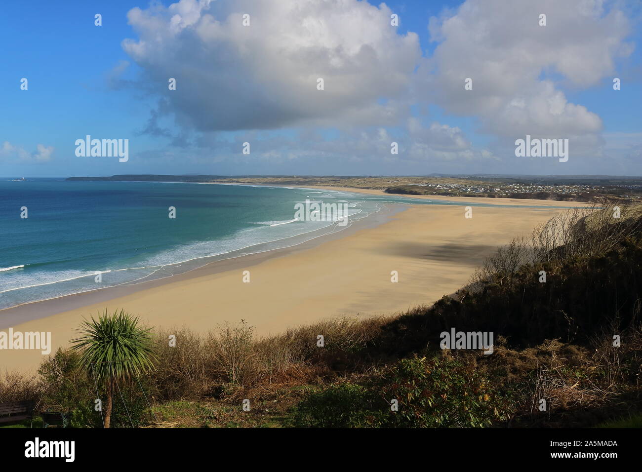 A beautiful sunny February view over the Hayle Estuary, St Ives ...