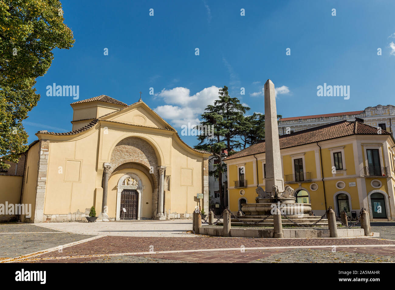 Museum complex of the Church of Santa Sofia in Benevento, Campania ...