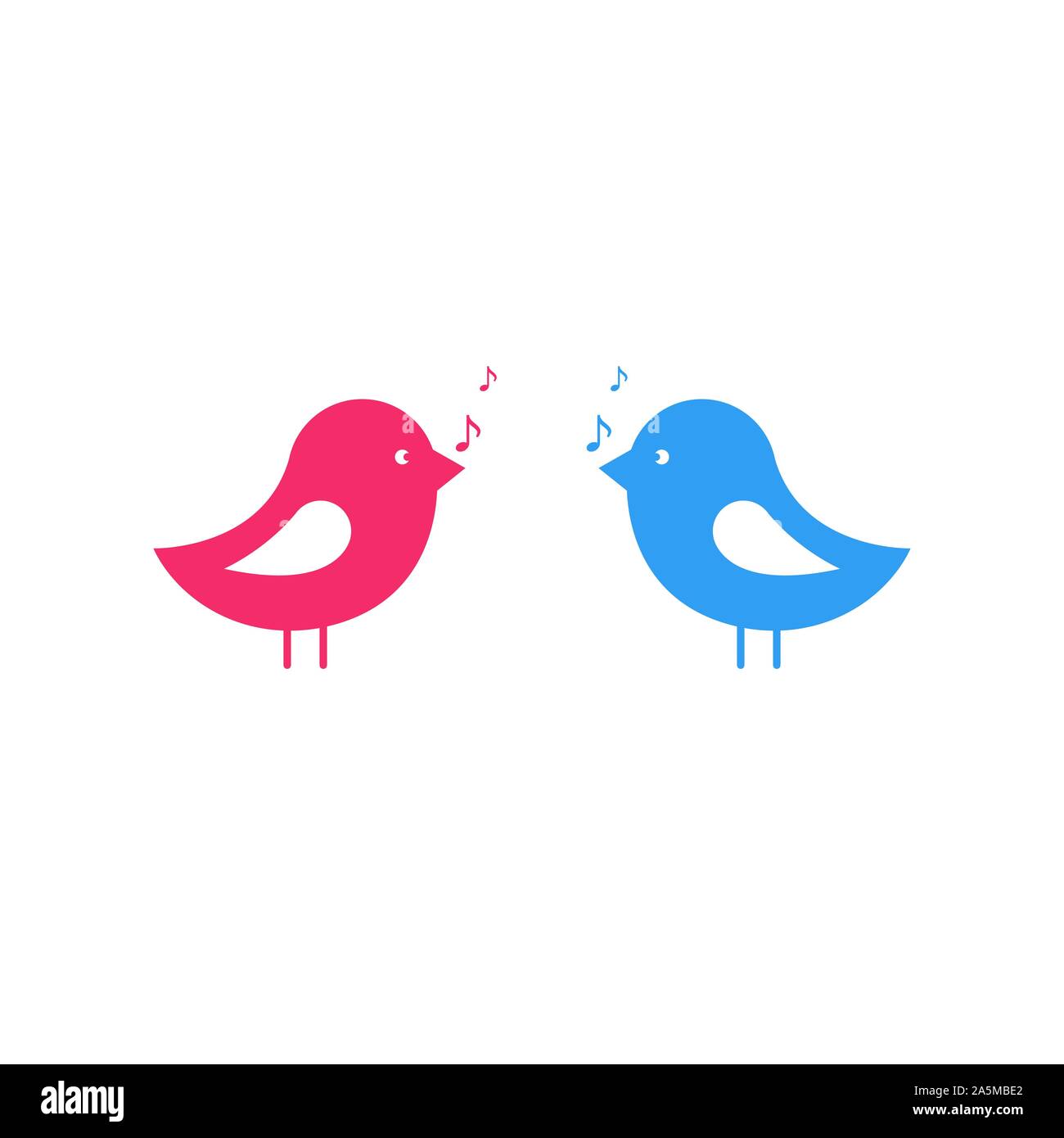 Songbirds vector vectors Stock Vector Images - Alamy