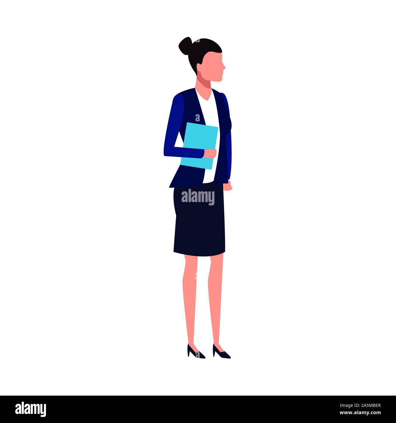 avatar business woman standing icon Stock Vector Image & Art - Alamy