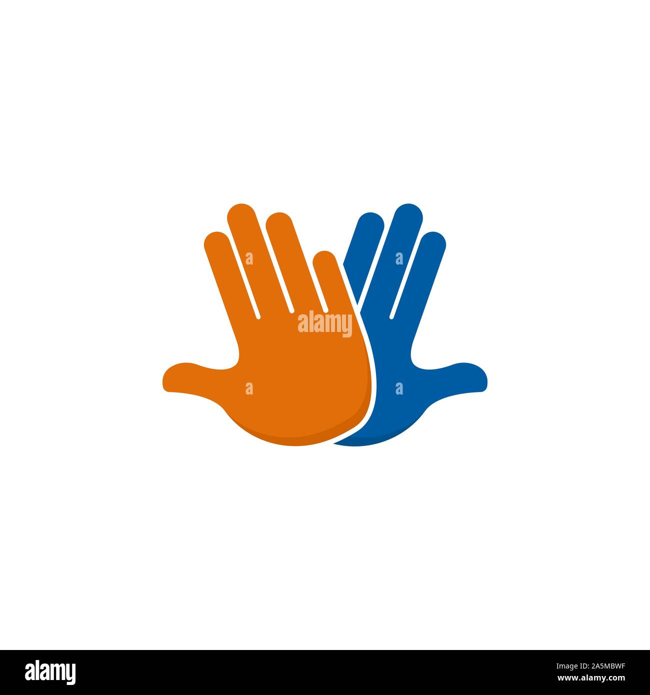 High five sign Stock Vector Images - Alamy