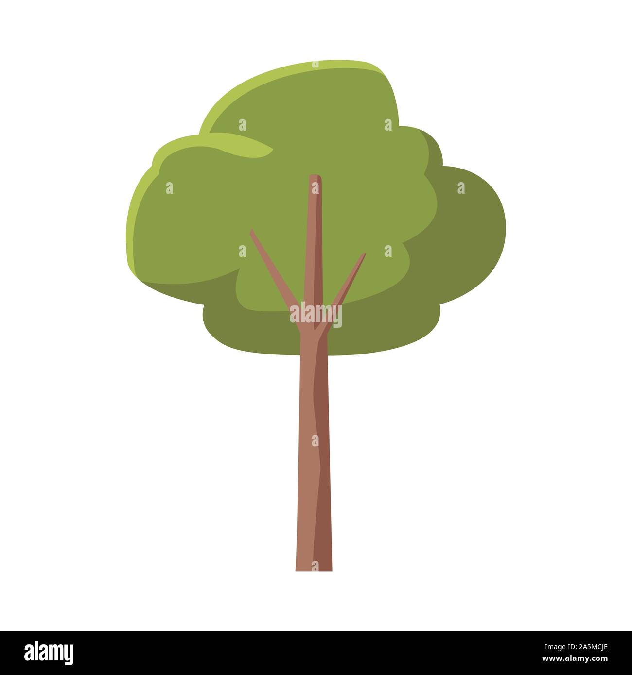 tree icon image, flat design Stock Vector Image & Art - Alamy