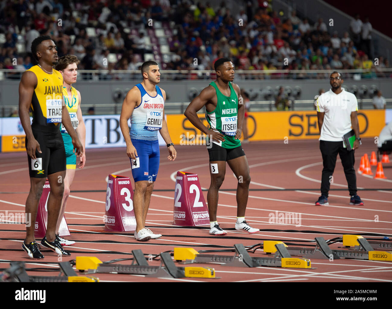 DOHA - QATAR SEPT 27: Adam Gemili of Great Britain & NI competing in ...