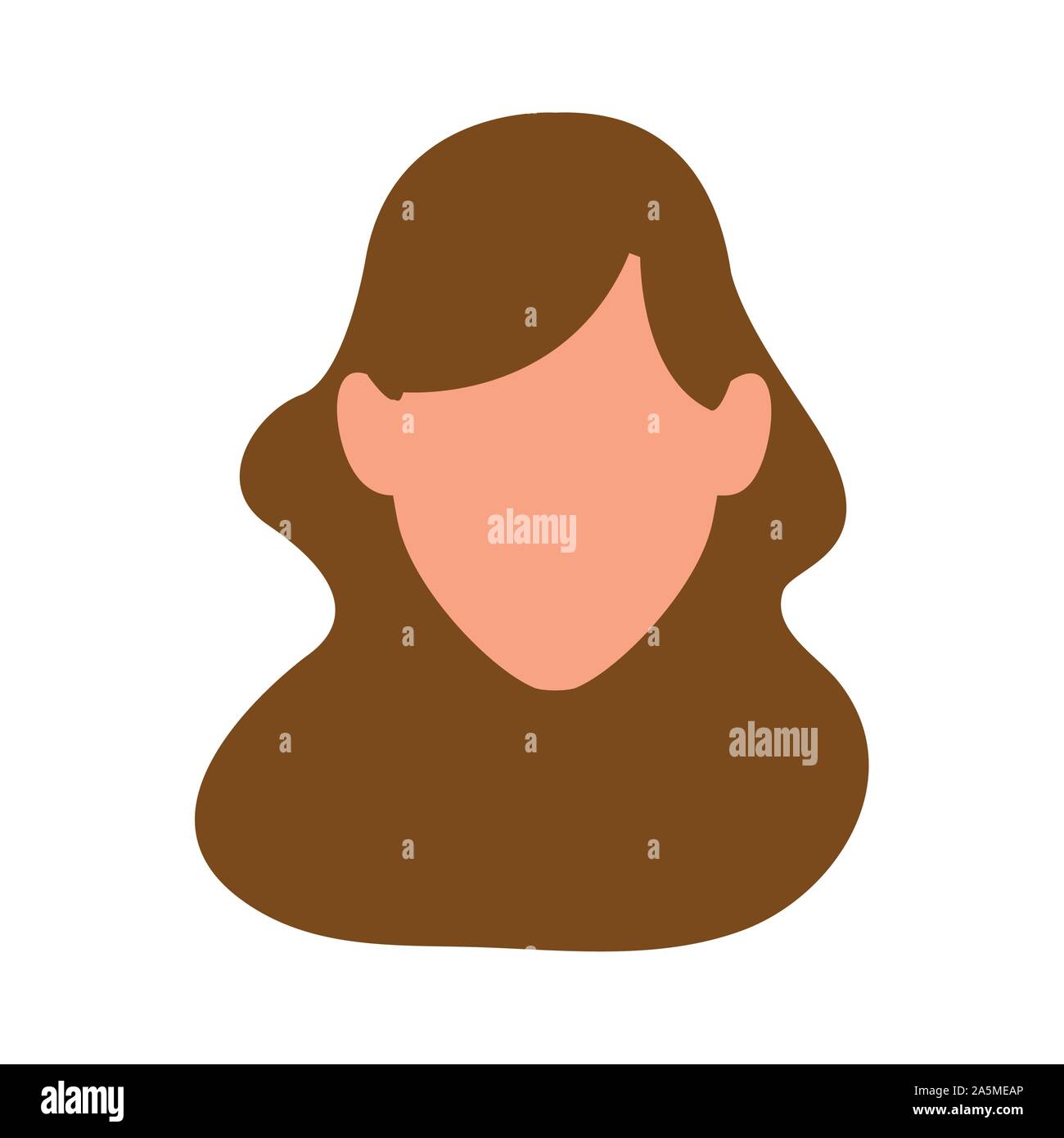 avatar woman face icon, flat design Stock Vector Image & Art - Alamy