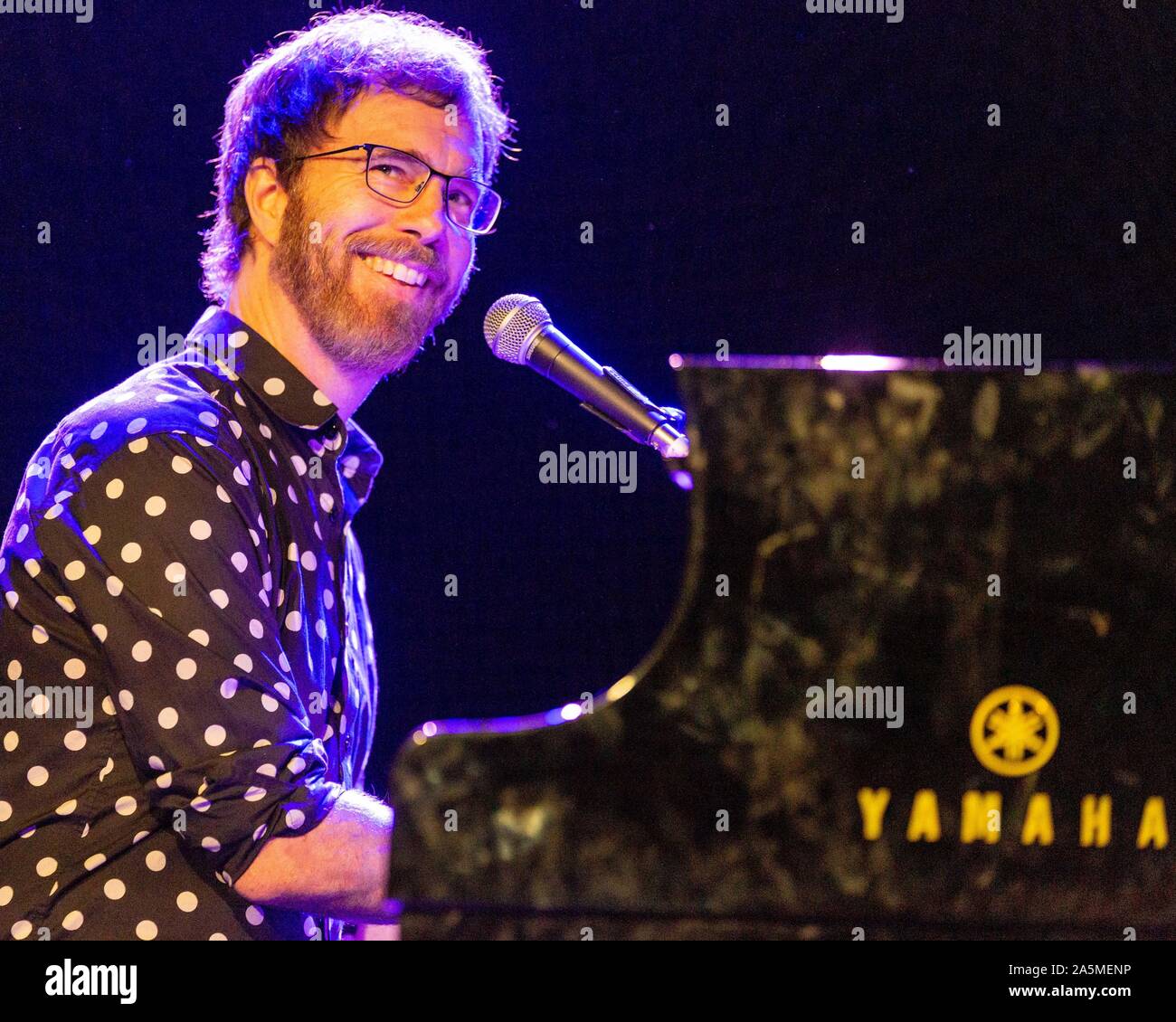 October 20, 2019, Madison, Wisconsin, U.S: BEN FOLDS during the Ben ...