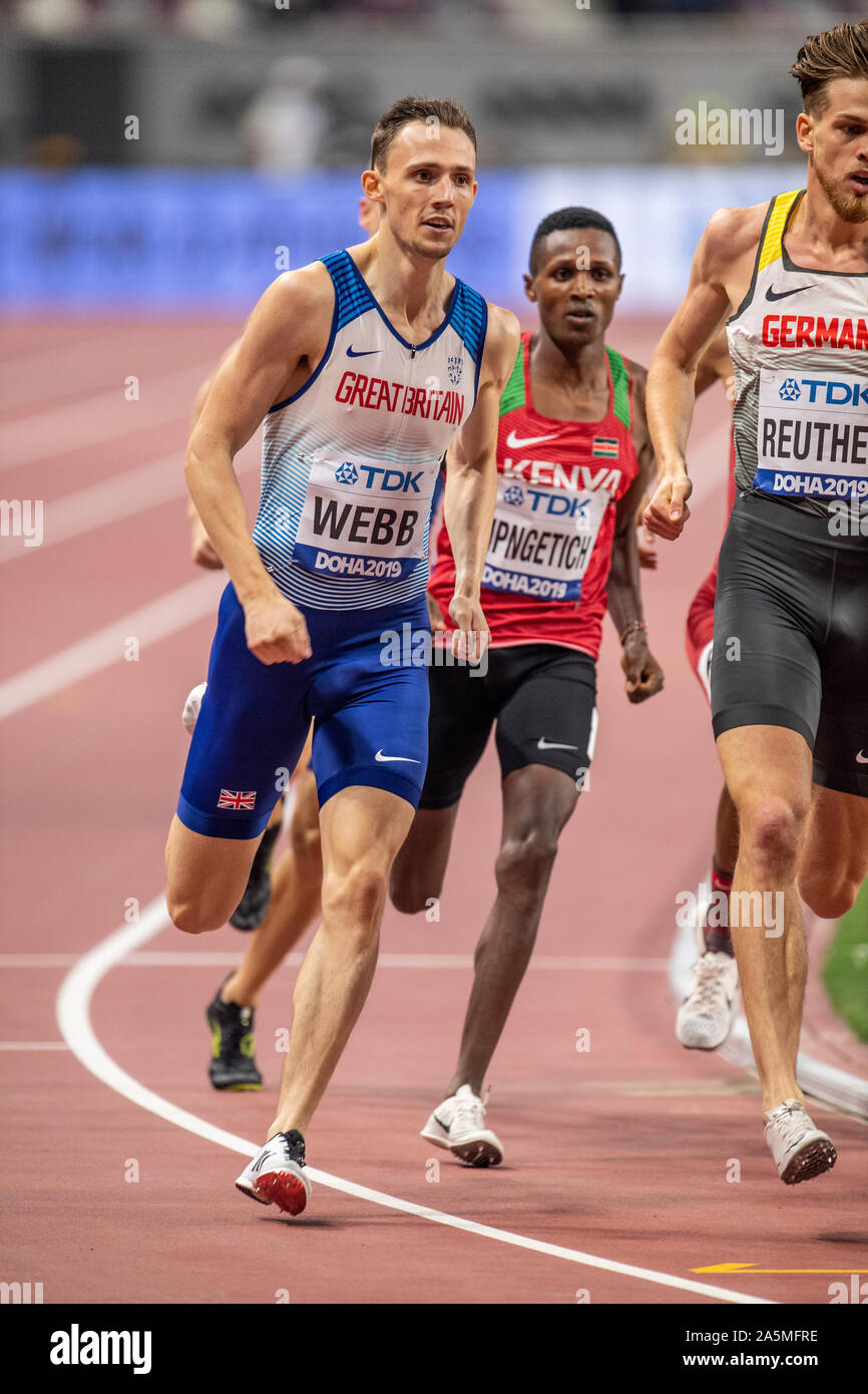 DOHA - QATAR SEPT 28:Jamie Webb of Great Britain & NI competing in the ...