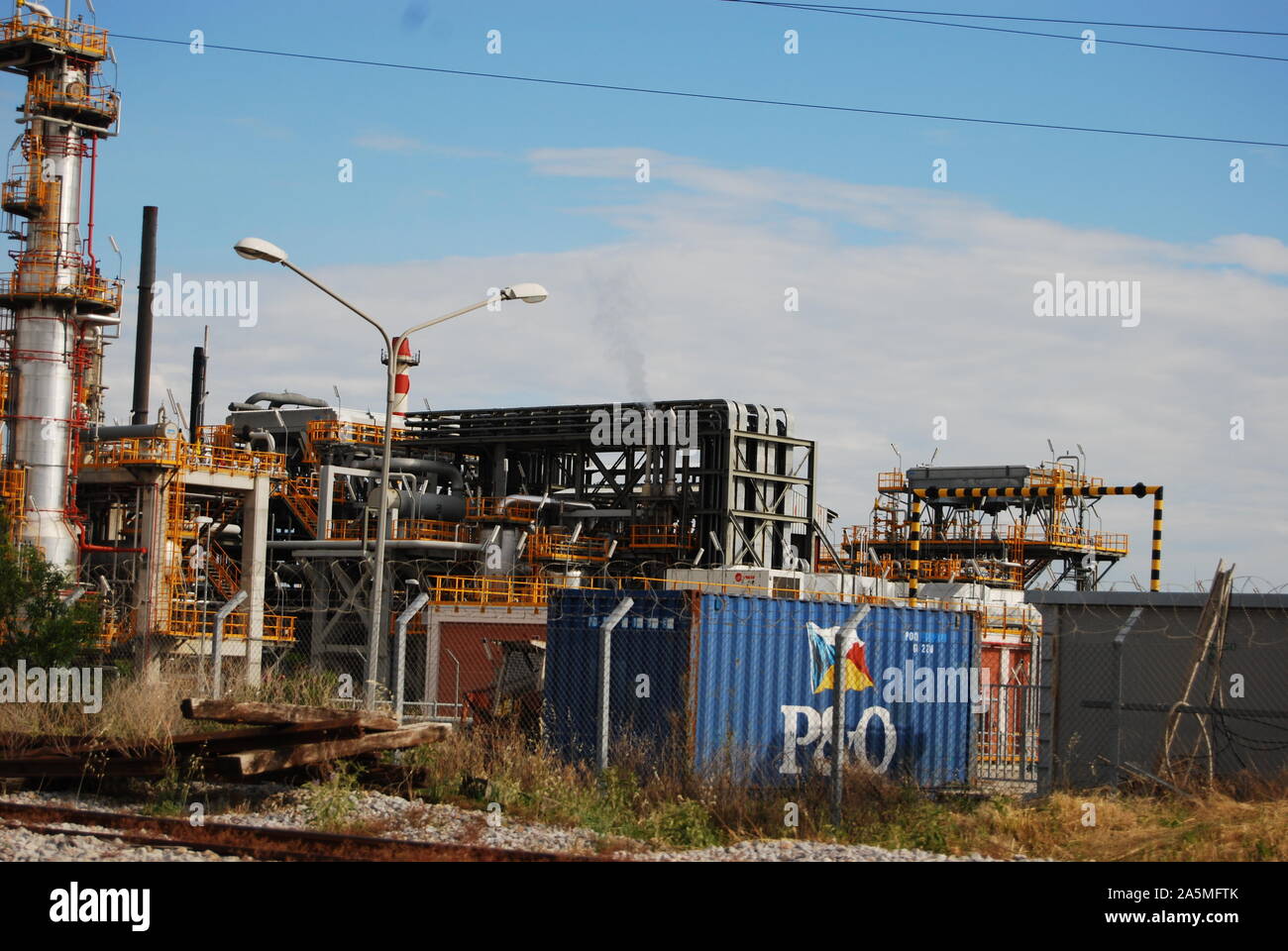 Industrial zone, Thessaloniki, Greece Stock Photo - Alamy