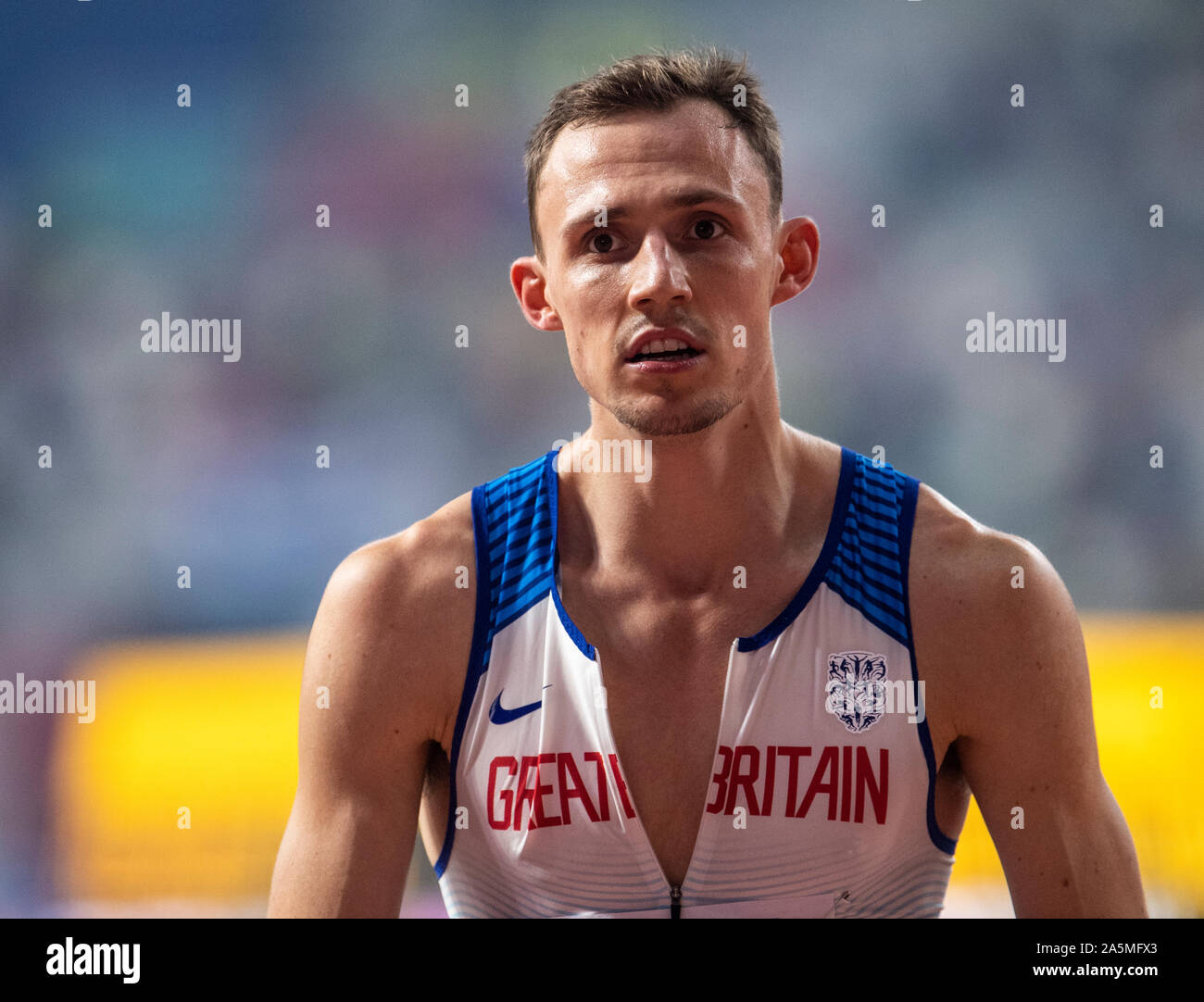 DOHA - QATAR SEPT 29: Jamie Webb of Great Britain & NI competing in the ...