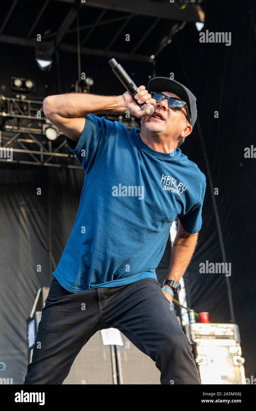 September 13, 2019, Chicago, Illinois, U.S: JIM LINDBERG of Pennywise ...
