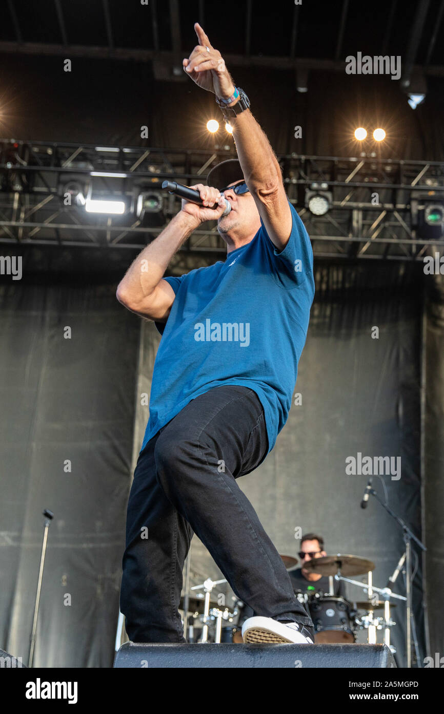 September 13, 2019, Chicago, Illinois, U.S: JIM LINDBERG of Pennywise ...