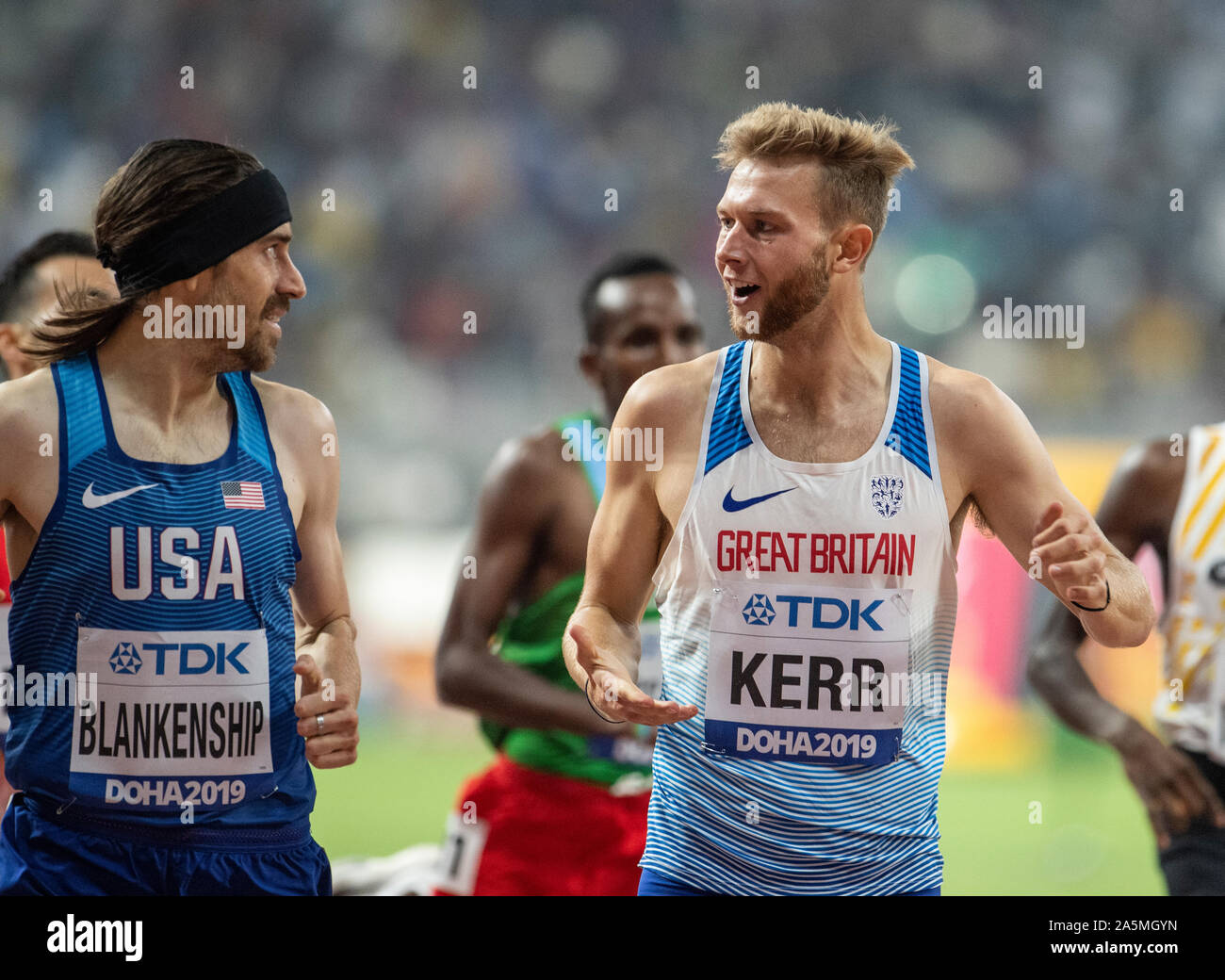 DOHA - QATAR OCT 3: Josh Kerr of Great Britain & NI competing in the ...