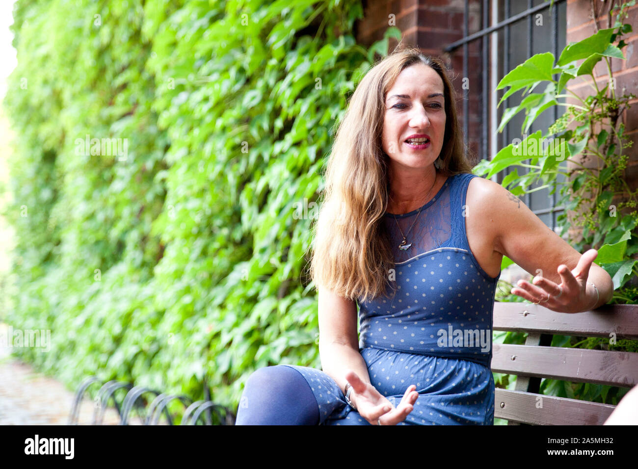 Ines Brock, Fraktionsvorsitzende Buendnis 90 / Die Gruenen im Gespraech ...