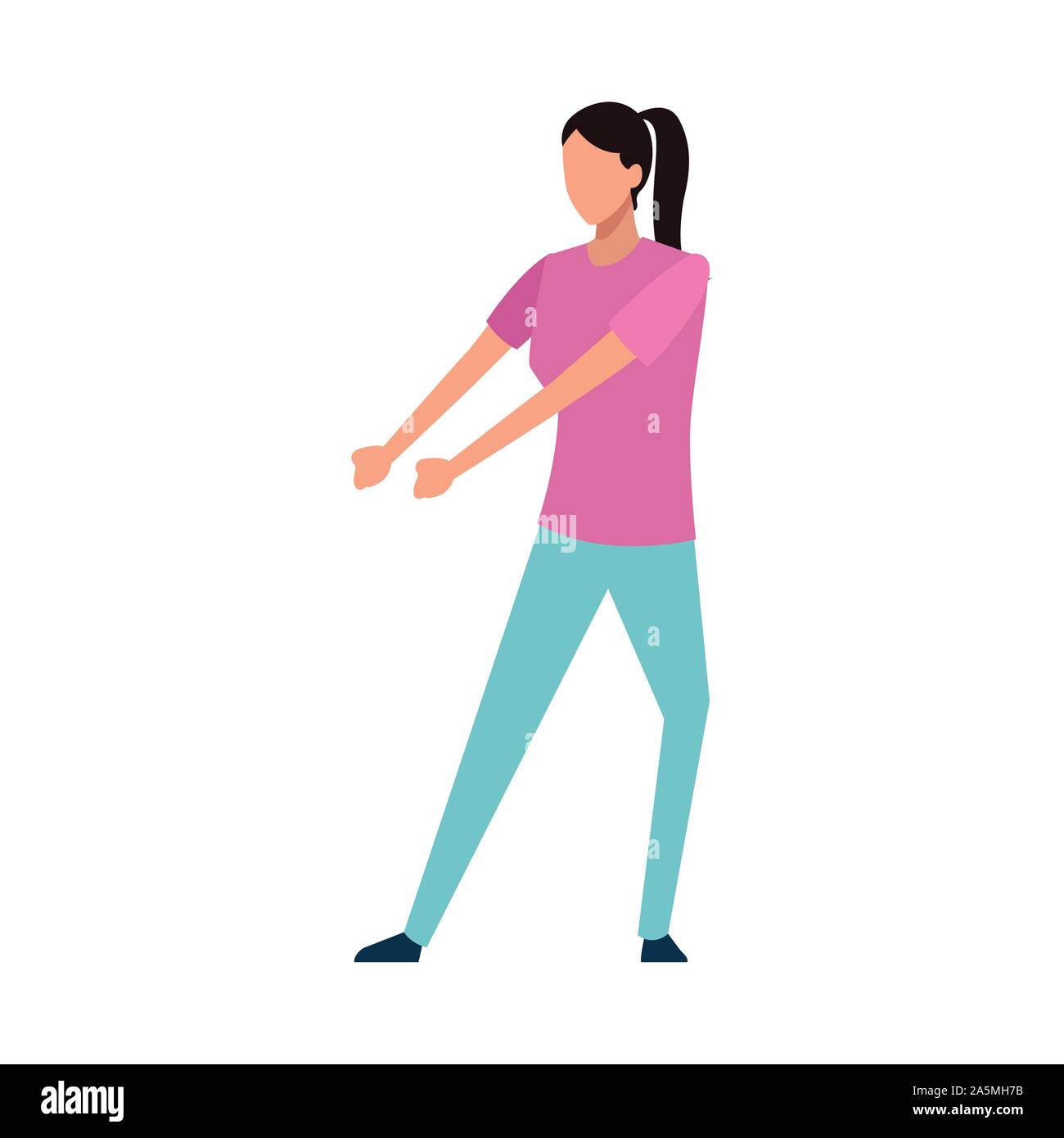 avatar woman standing icon Stock Vector Image & Art - Alamy