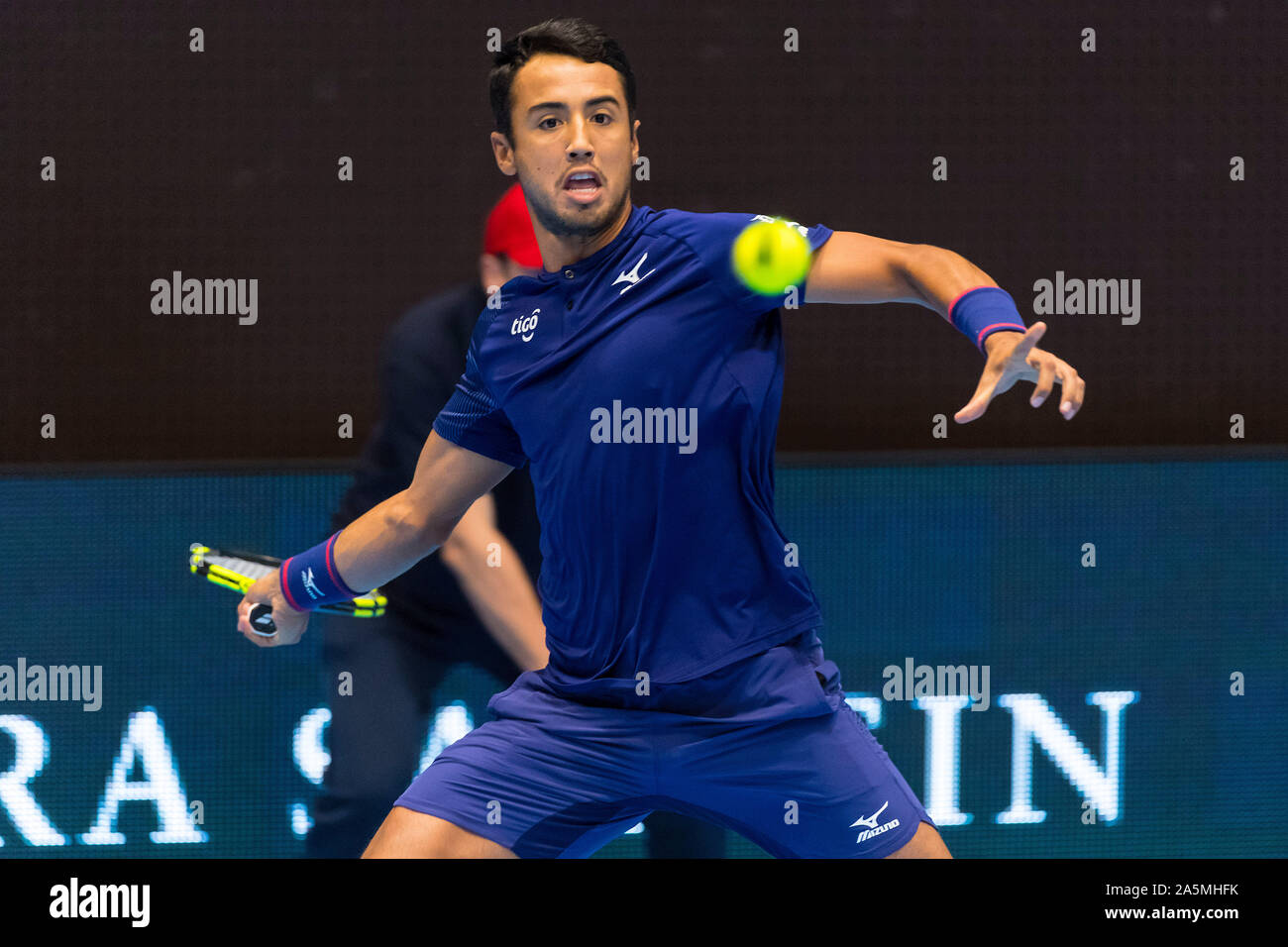 St. Jakobshalle, Basel, Switzerland. 21st Oct, 2019. ATP World Tour ...