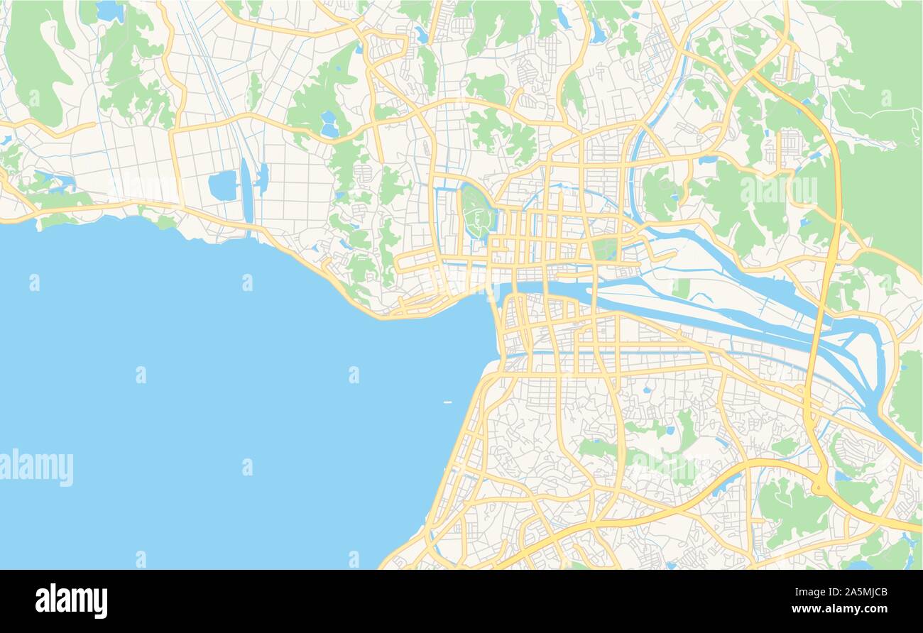 Shimane map Stock Vector Images - Alamy