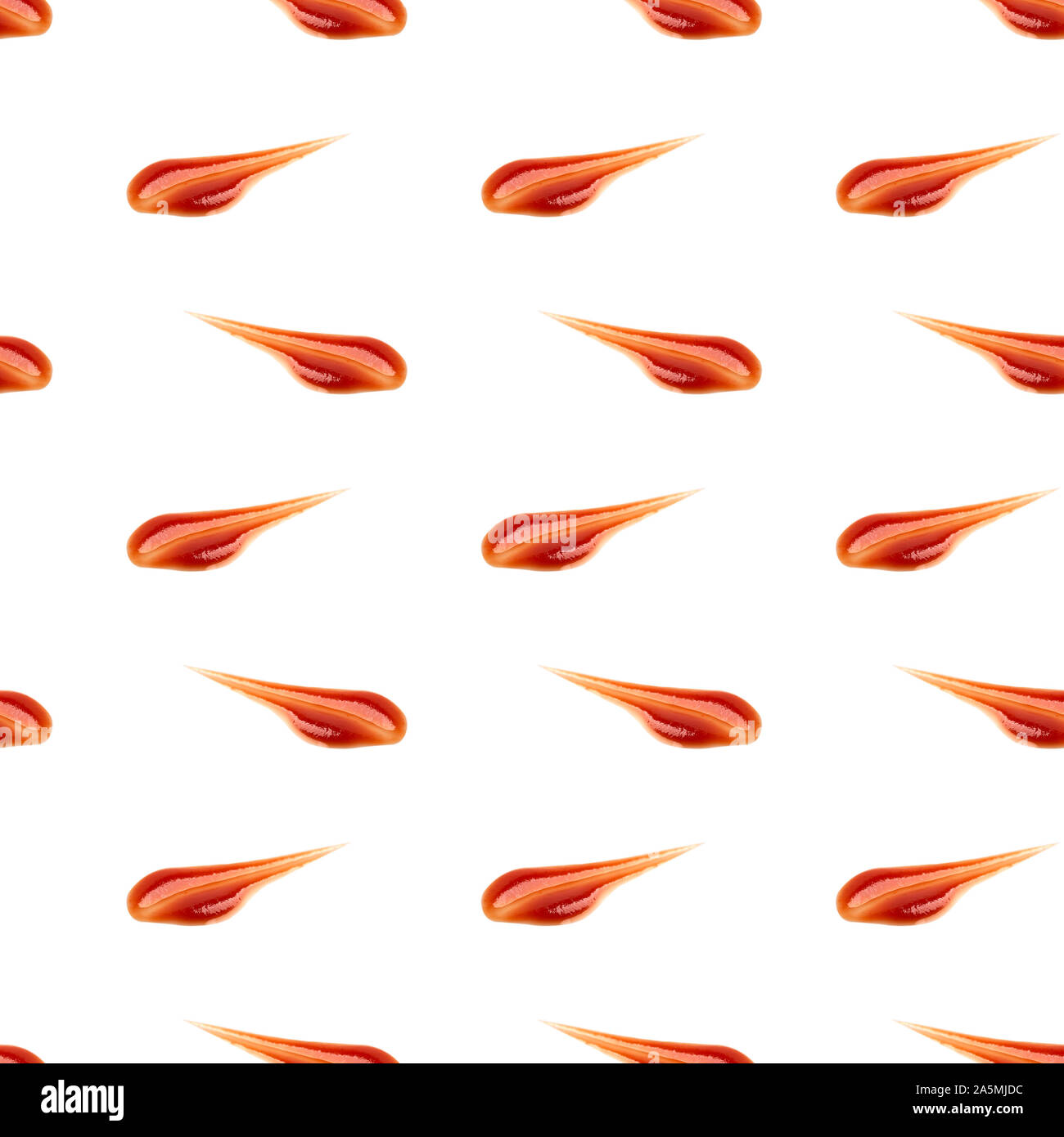 Seamless pattern, Spicy Ketchup sauce isolated on white background ...