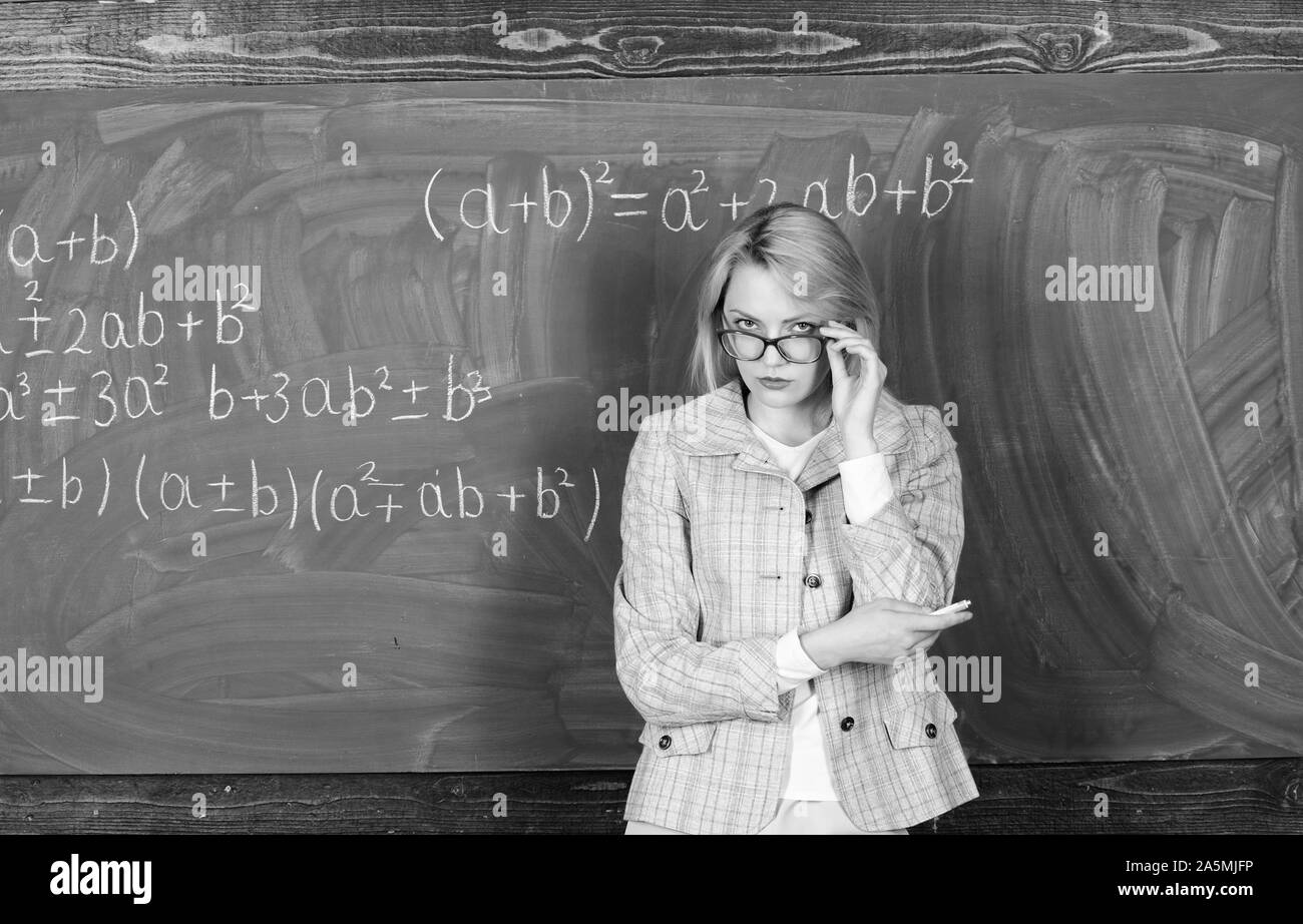 Worried teacher classroom Black and White Stock Photos & Images - Alamy