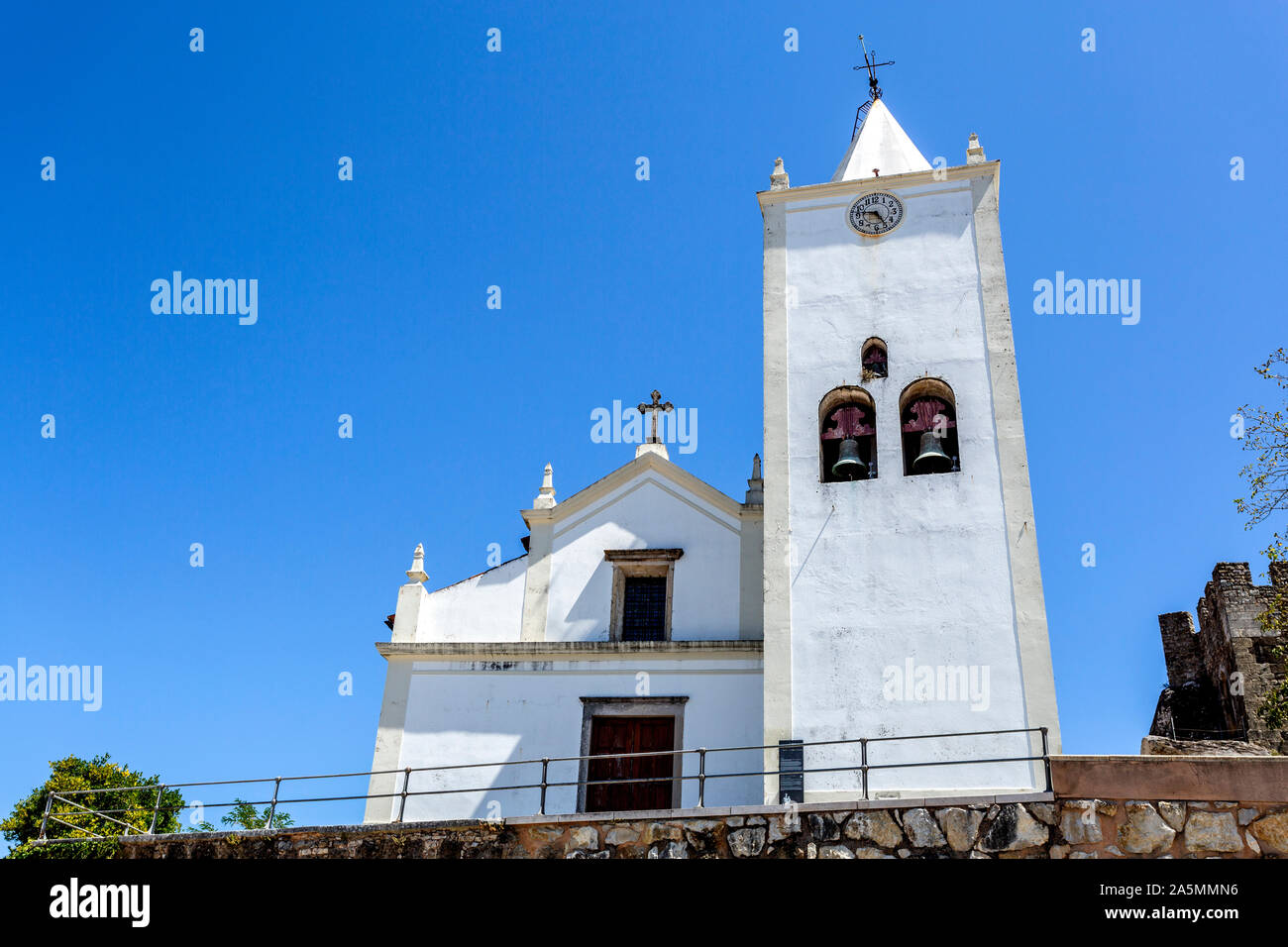 Facade of the Church of Sao Miguel, dated from the 16th century in ...