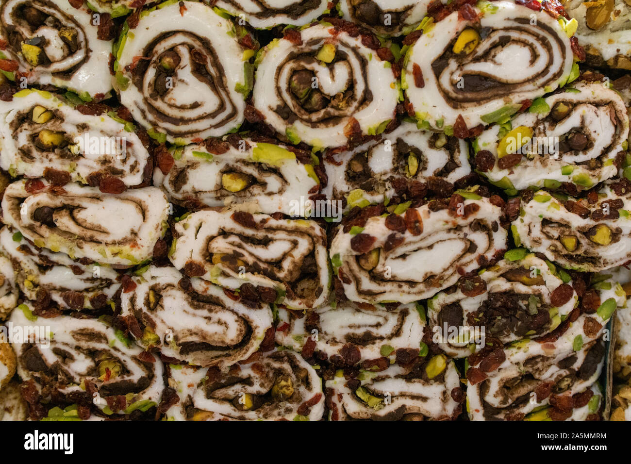 Lokum also known as Turkish Delight, Traditional Turkish Dessert Stock ...