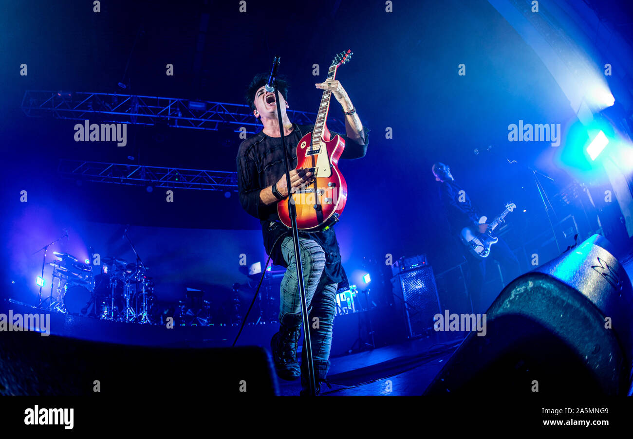 Gary Numan performing at the O2 Academy Bournemouth. Credit: Charlie ...