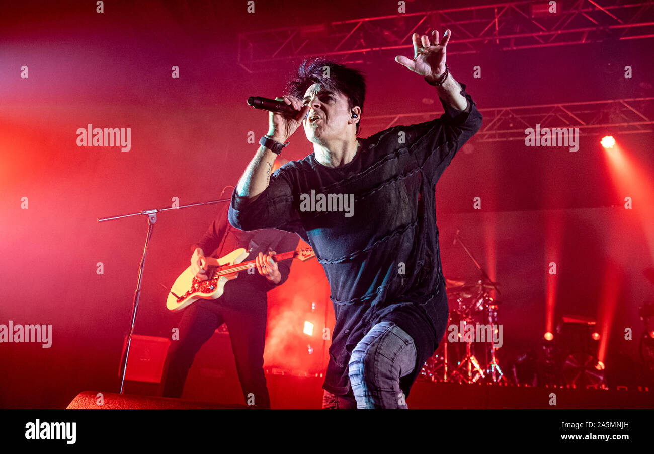 Gary Numan performing at the O2 Academy Bournemouth. Credit: Charlie ...