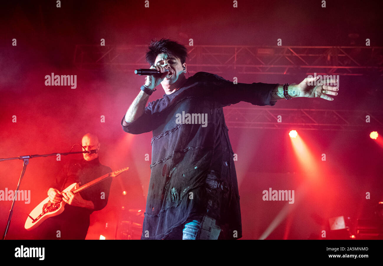 Gary Numan performing at the O2 Academy Bournemouth. Credit: Charlie ...