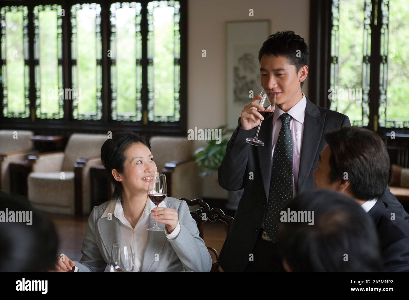 Being seated for lunch hi-res stock photography and images - Alamy