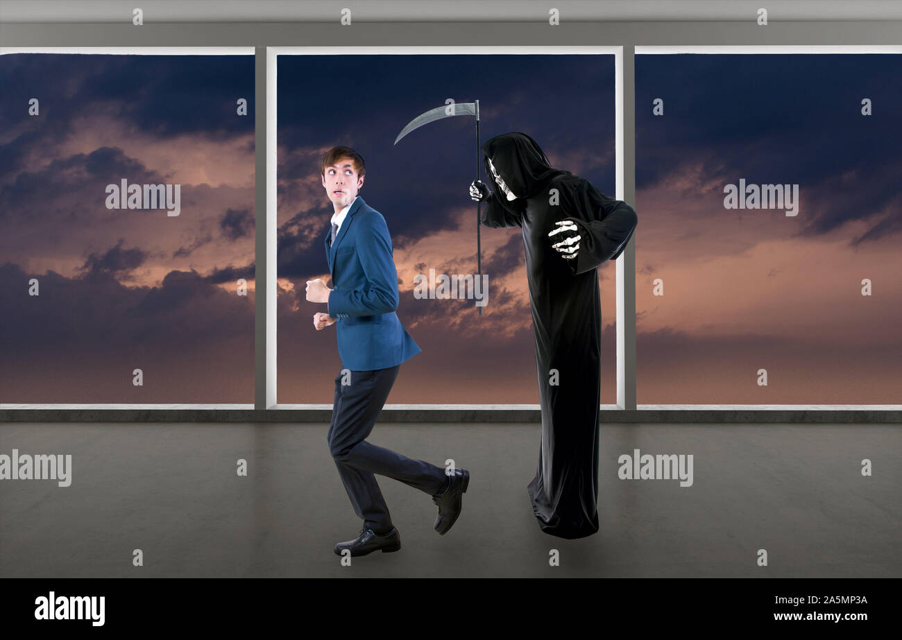 Chasing Scary Scared High Resolution Stock Photography and Images - Alamy