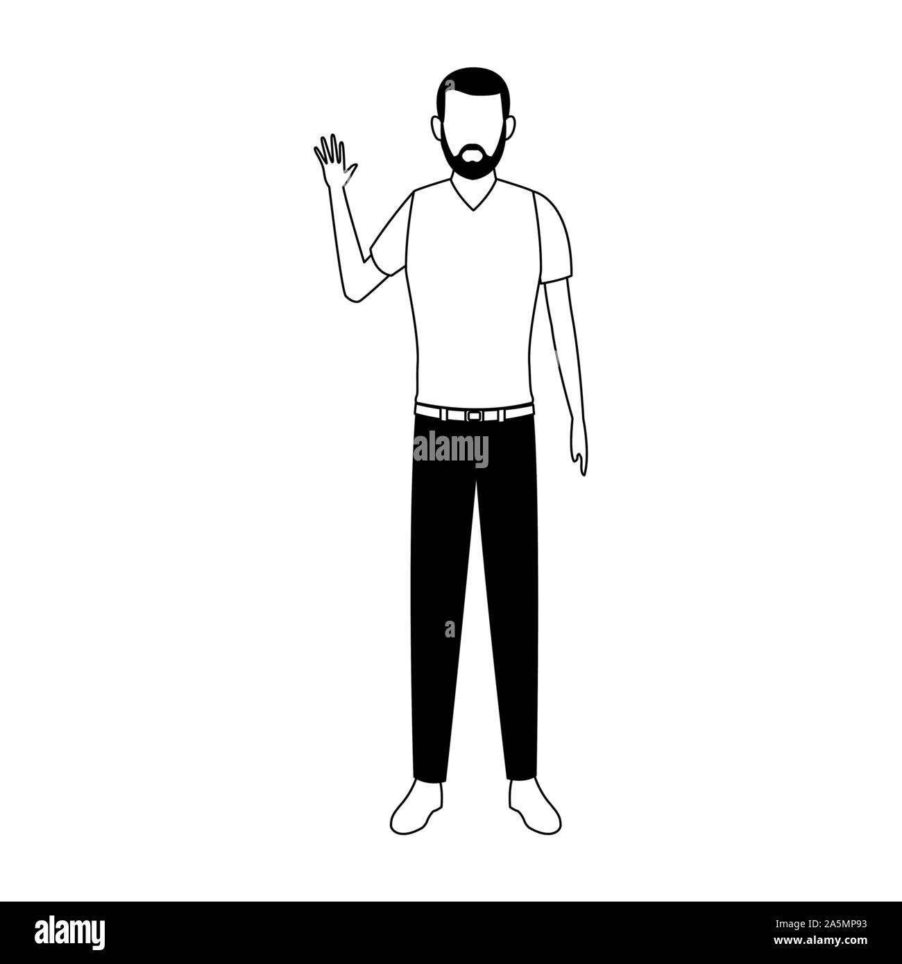 avatar man standing avatar character Stock Vector Image & Art - Alamy