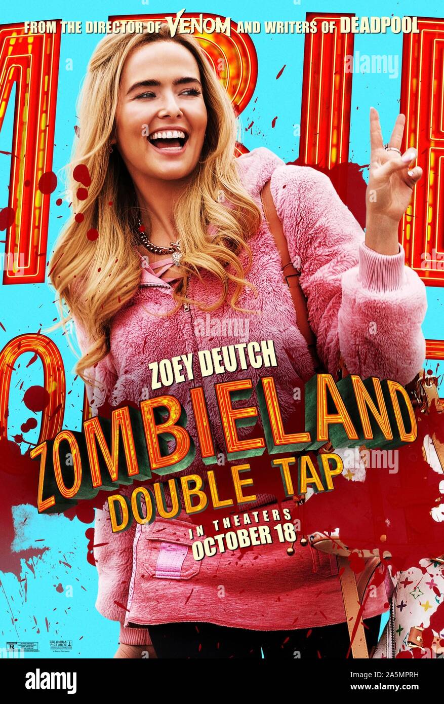 Zombieland Double Tap Us Character Poster Zoey Deutch As Madison 2019 © Columbia Pictures