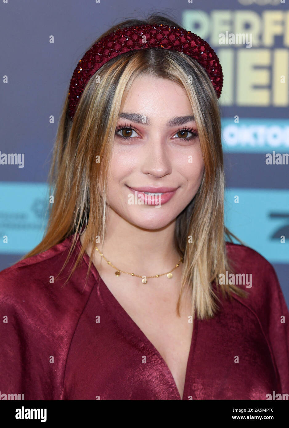 Munich, Germany. 21st Oct, 2019. Catharina Maranca, model, comes to the ...