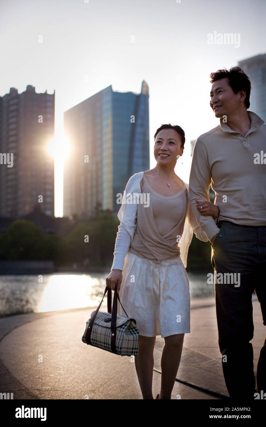Walking With Linked Arms High Resolution Stock Photography and Images ...
